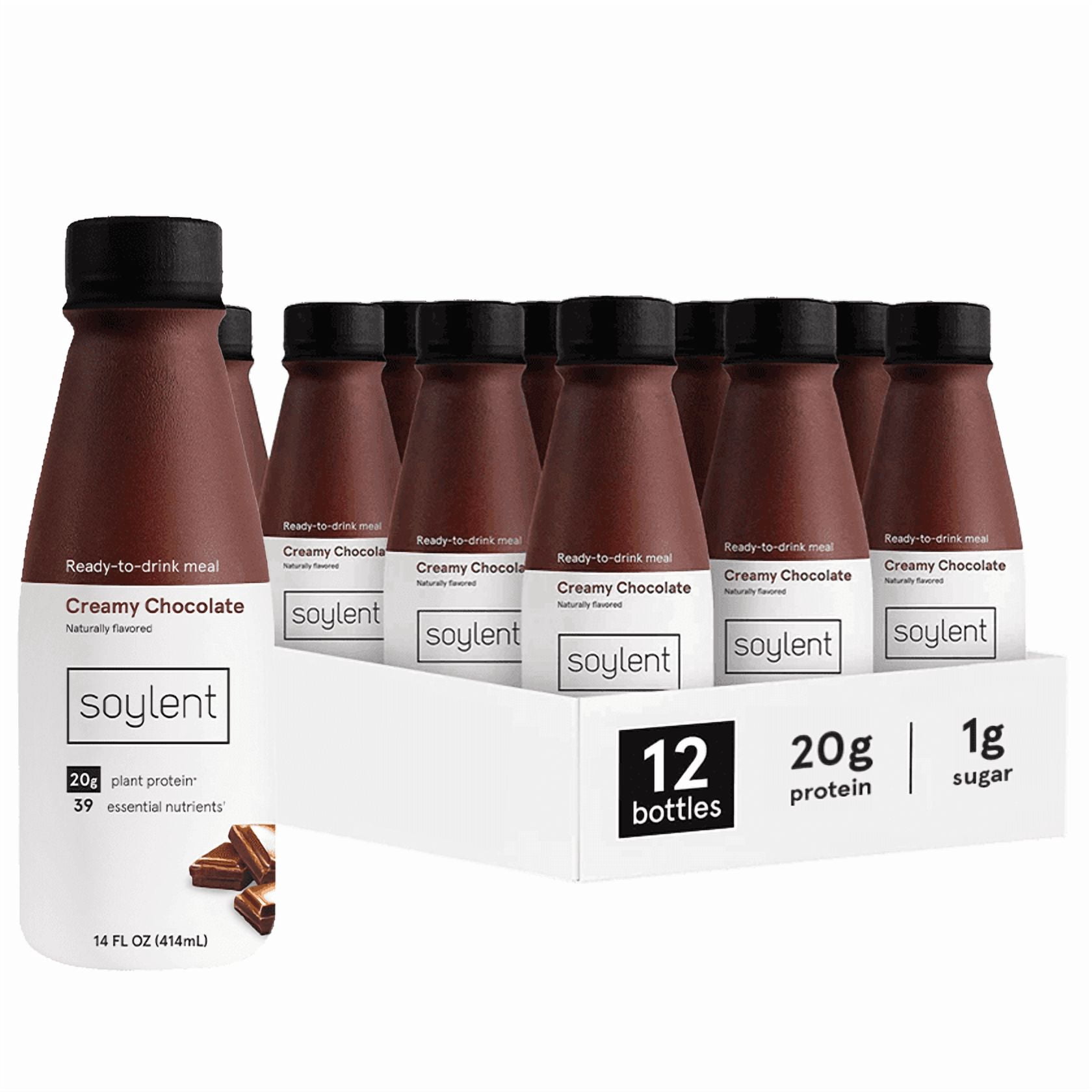 Free Shipping! Soylent Vegan Meal Replacement Shake 14 Oz Ready to ...