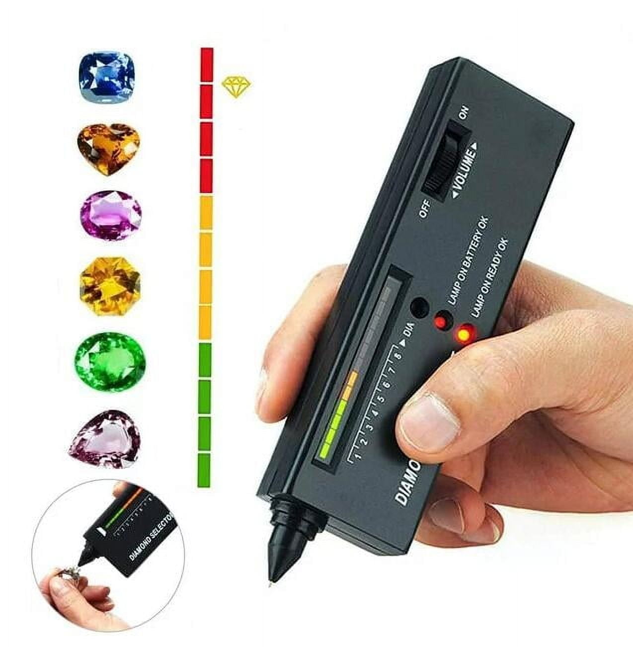 Soyumi Measuring Tools High Accuracy Diamond Tester Selector Gemstone ...