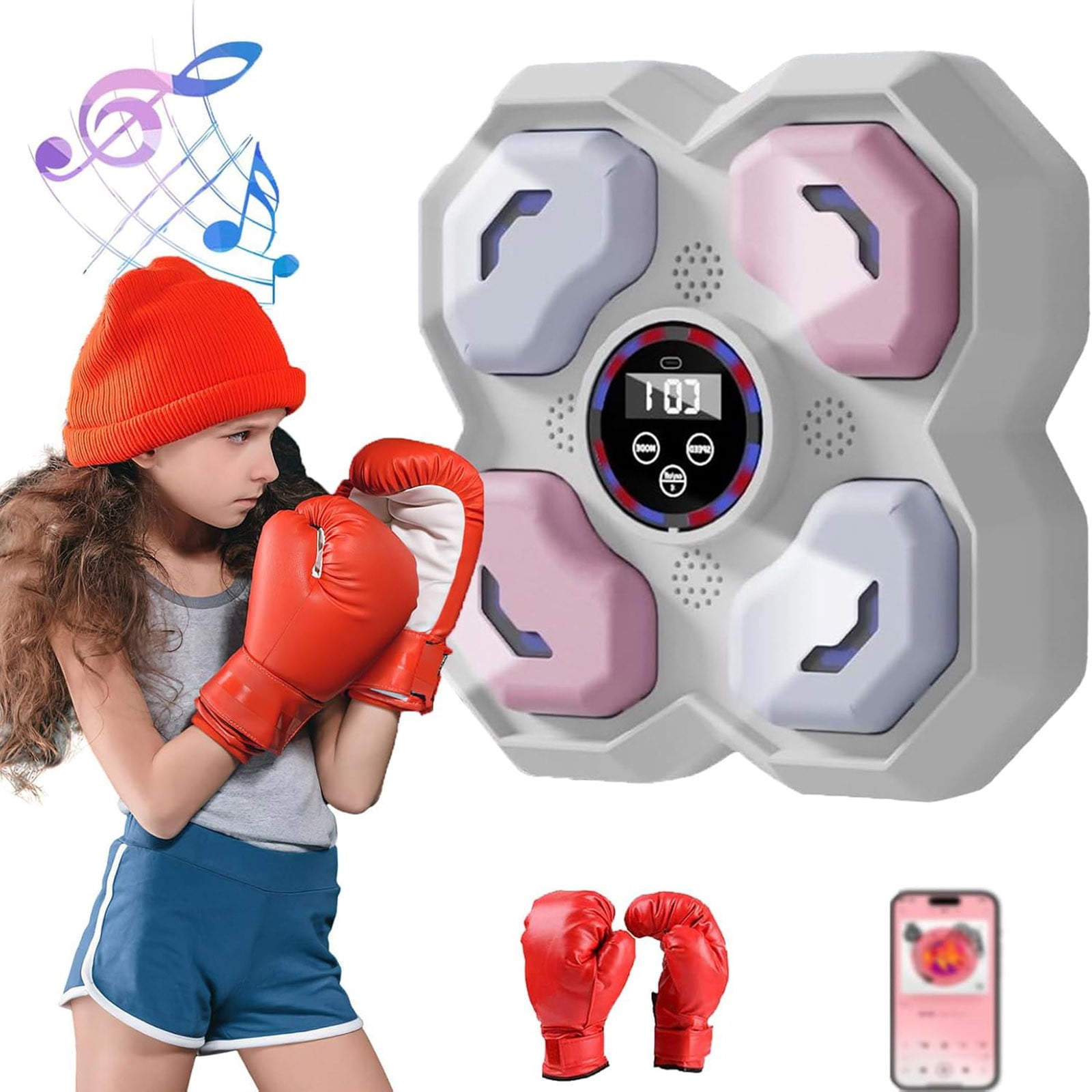 Soyumi Music Boxing Machine,Bluetooth Music Boxing Machine Wall Mounted ...
