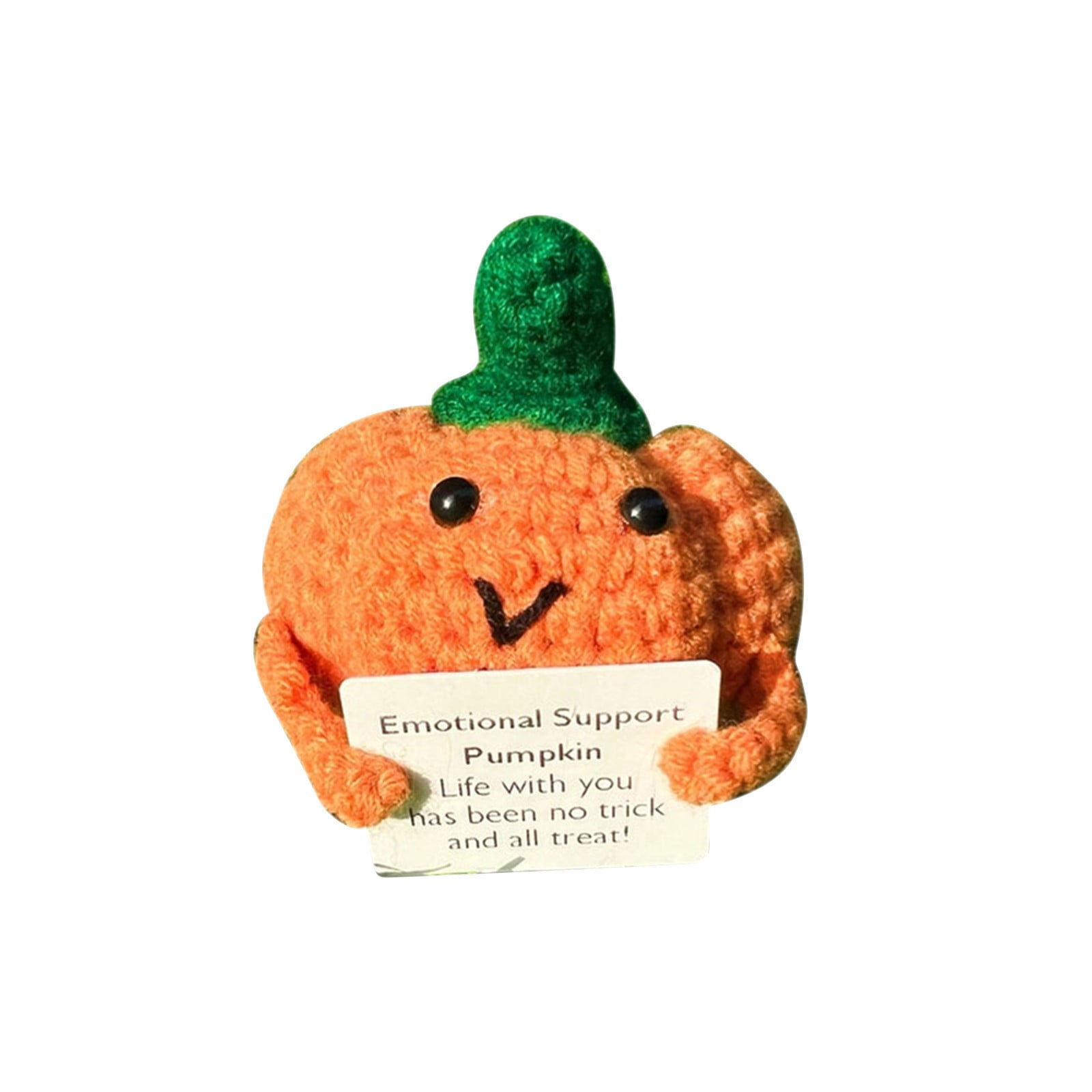 Soyumi Positive Crochet Pumpkin Plush Figure Pumpkin Crochet Emotional ...