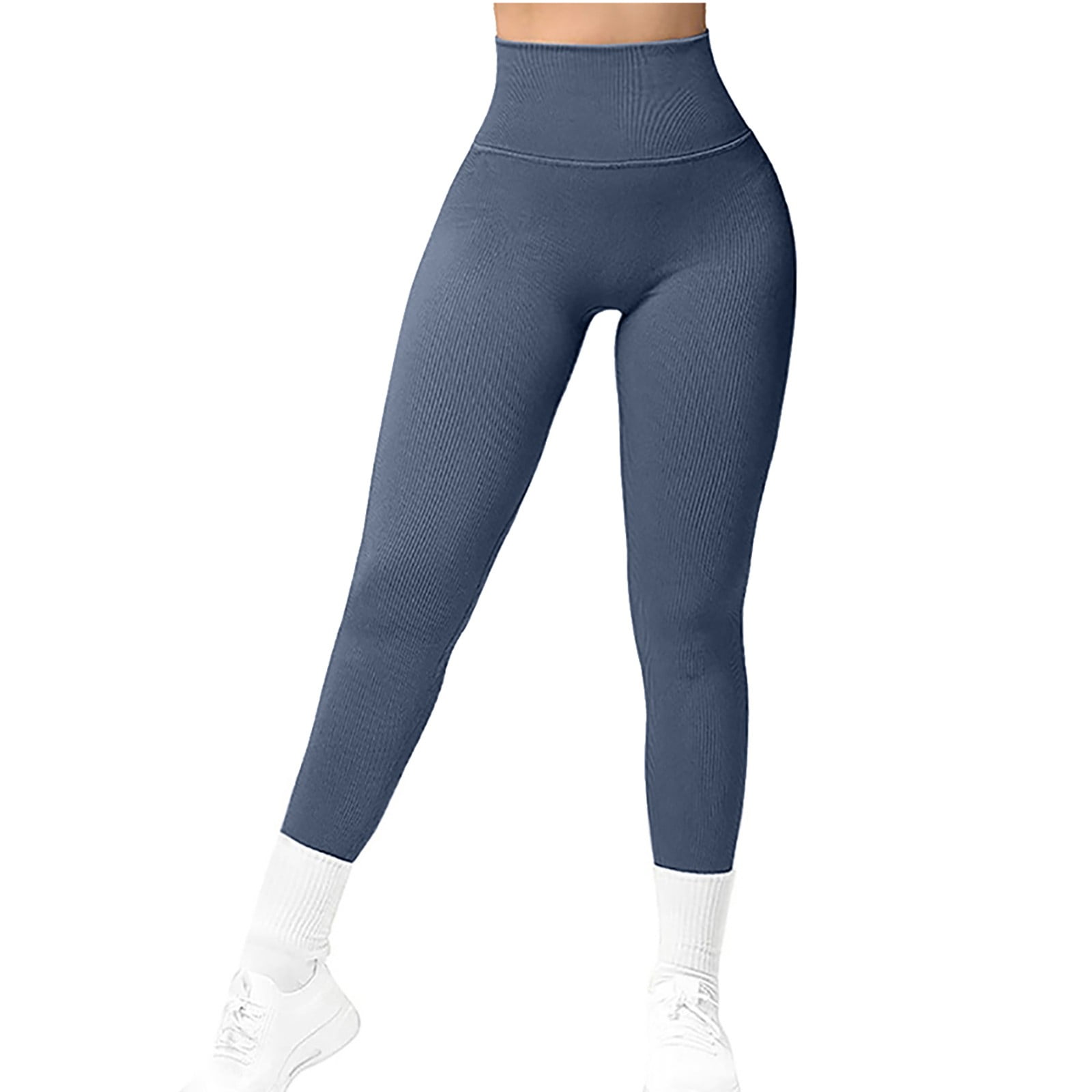 Soyumi Workout Leggings for Women, High Waisted Compression Running ...