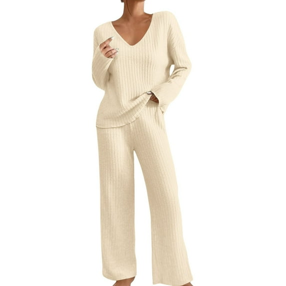 Soyumi Y2K Workout V Neck Pajama Trendy Pajamas Matching Sets ...