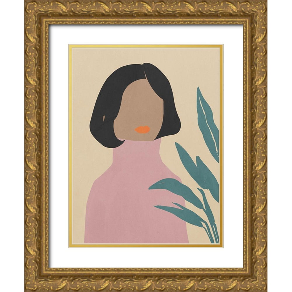 Sozi 15x18 Gold Ornate Wood Framed with Double Matting Museum Art Print ...