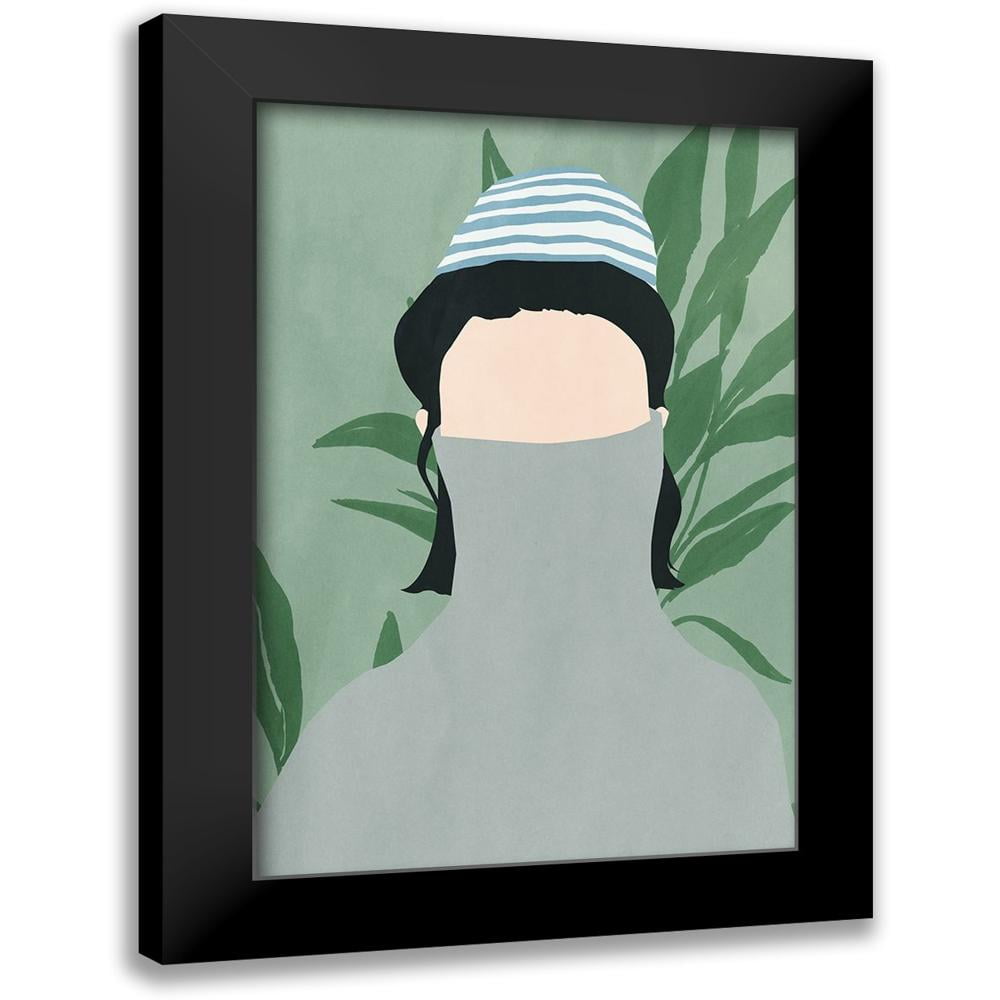 Sozi 17x24 Black Modern Framed Museum Art Print Titled - Ameli ...