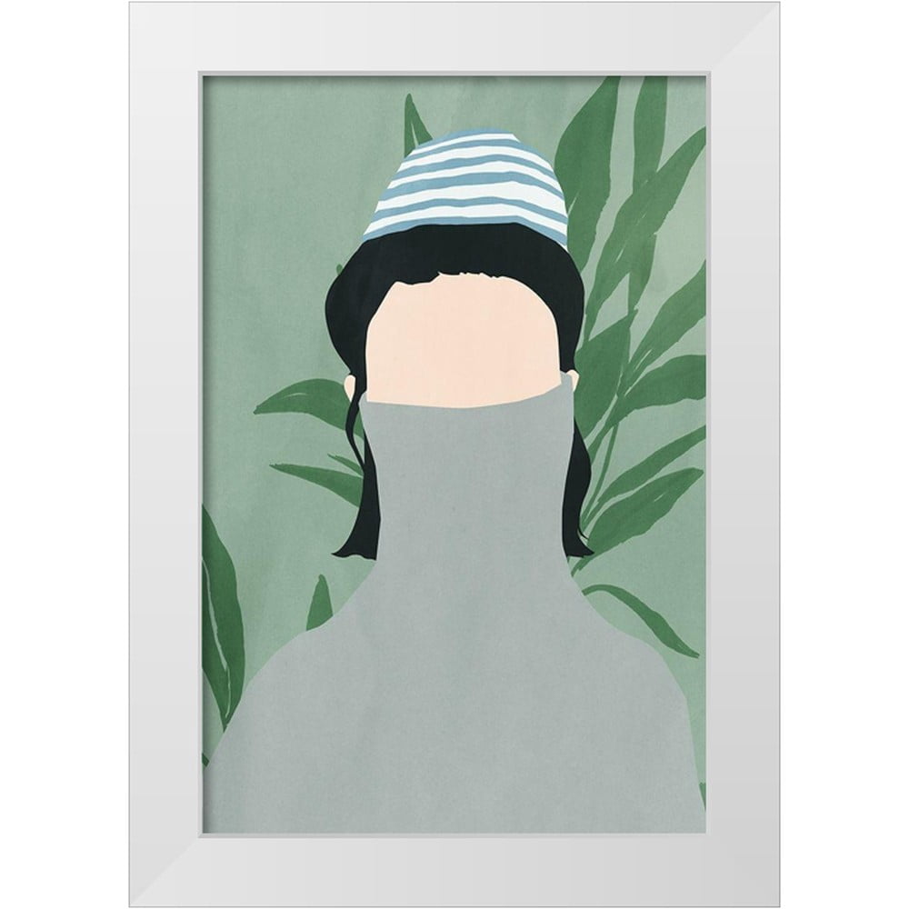 Sozi 17x24 White Modern Wood Framed Museum Art Print Titled - Ameli ...