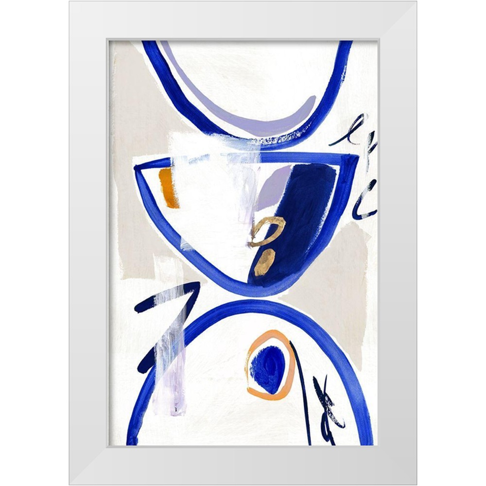 Sozi 17x24 White Modern Wood Framed Museum Art Print Titled - Reunion ...