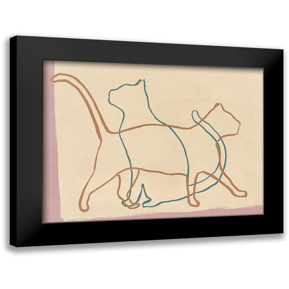 Sozi 24x19 Black Modern Framed Museum Art Print Titled - Without a ...