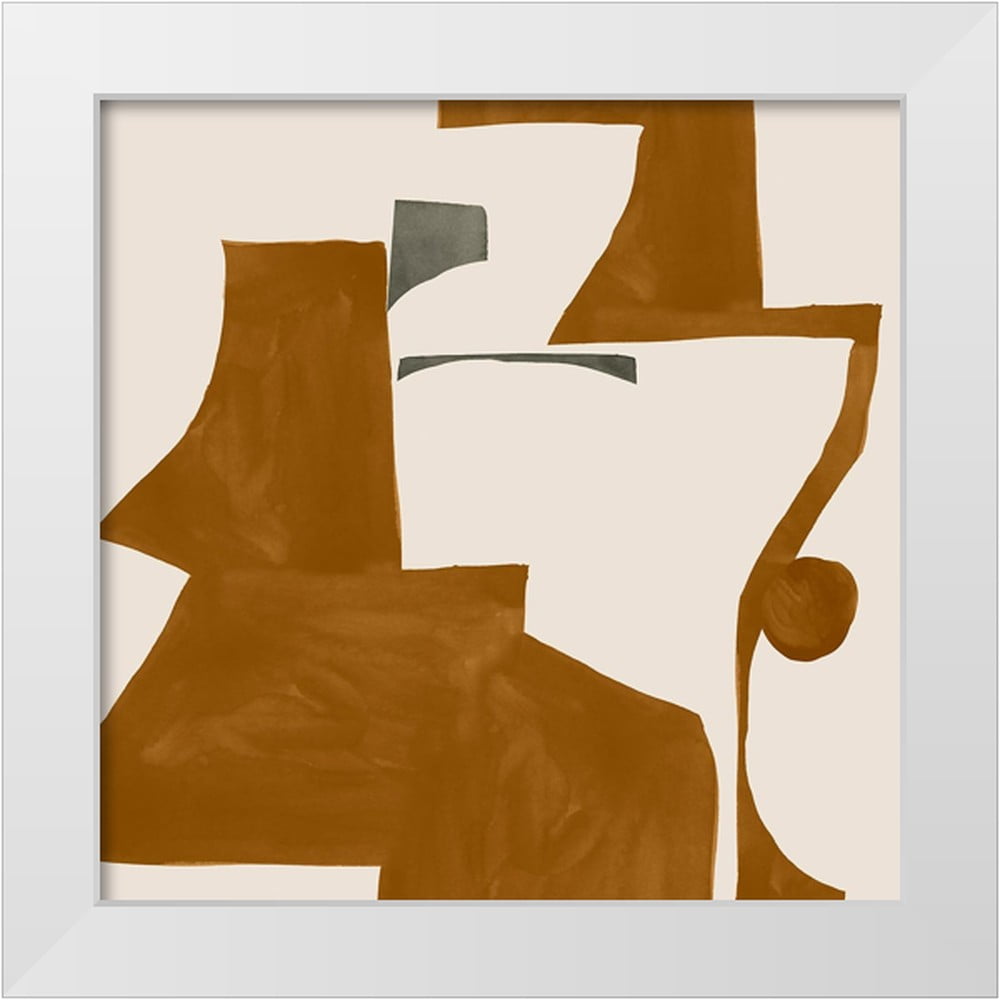 Sozi 26x26 White Modern Wood Framed Museum Art Print Titled - Forecast ...