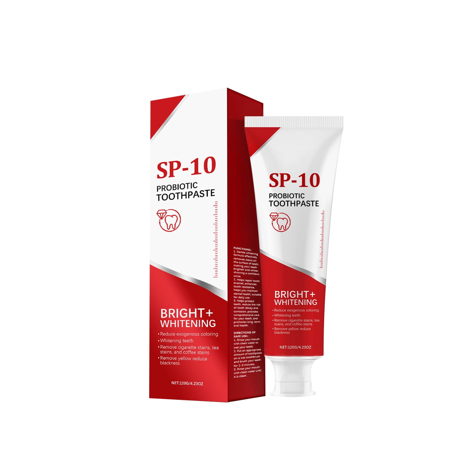 Sp-10 Probiotic Toothpaste,Pasta Dental Sp10,Sp 10 Ultra Whitening ...