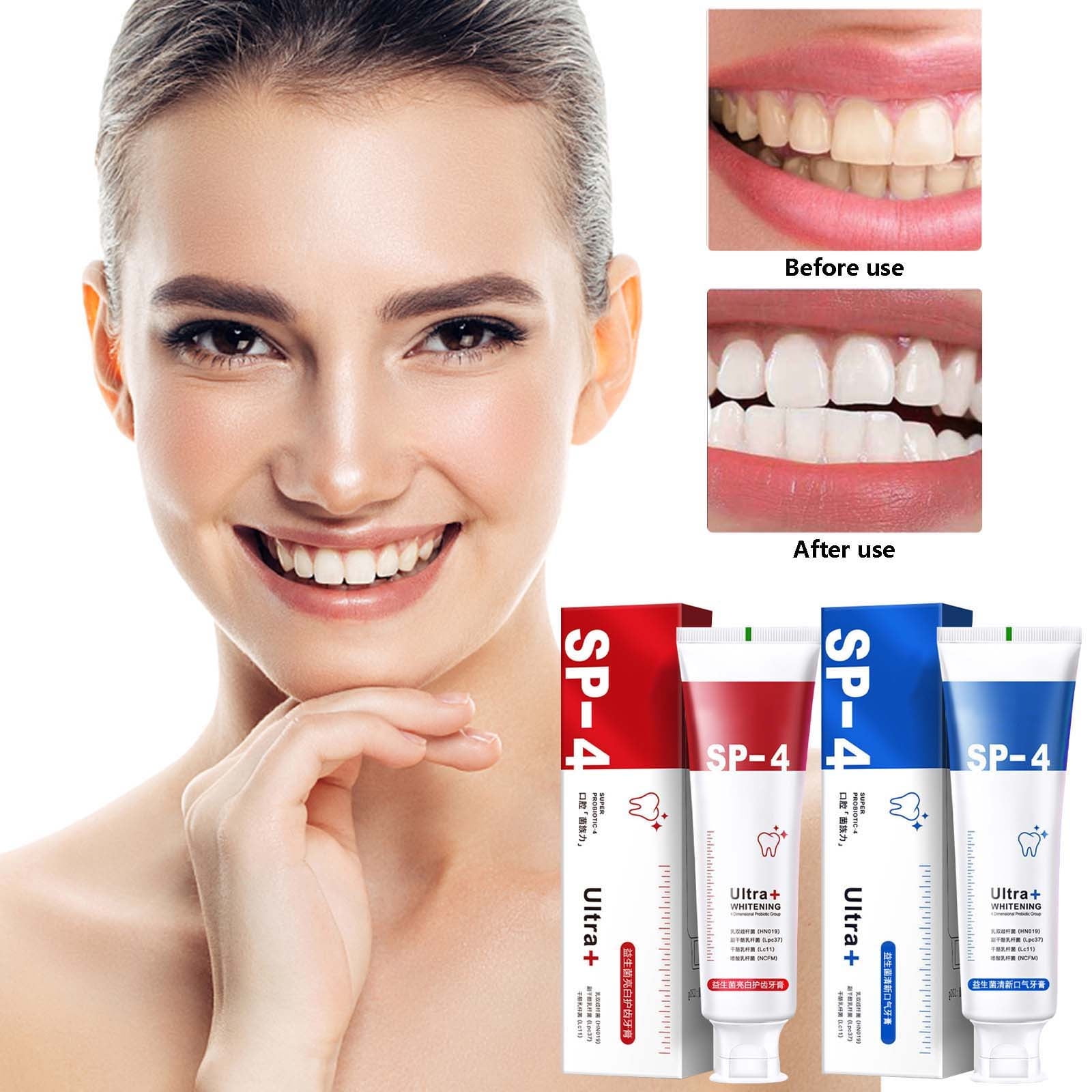 Sp-4 Ultra Whitening Toothpaste, Sp-4 Probiotic Whitening Toothpaste ...