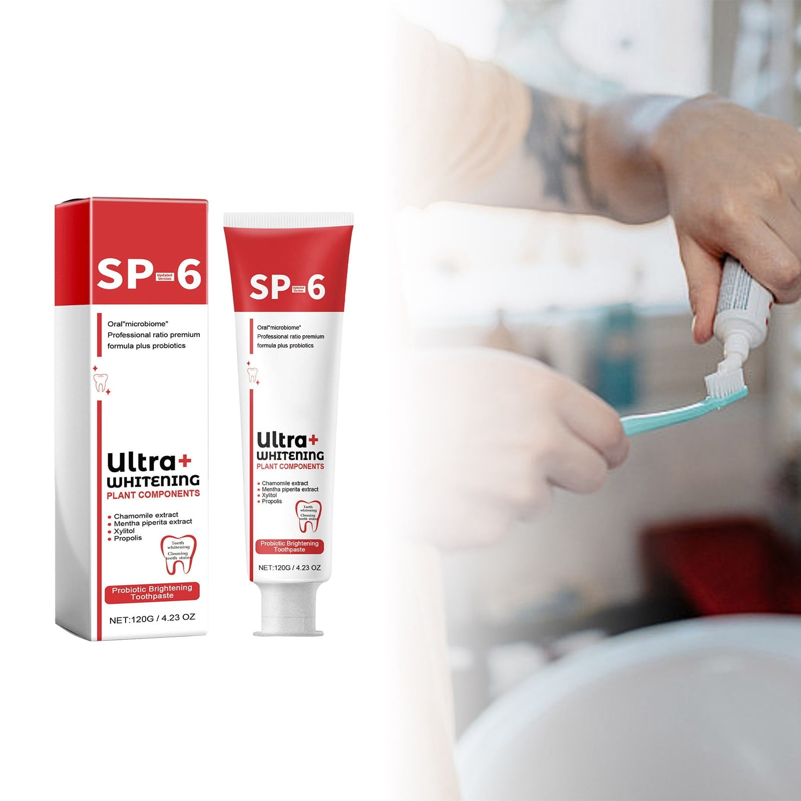 Sp 6 Ultra Sp 6 Toothpaste Ultra Toothpaste Sp 6 Probiotic Toothpaste ...