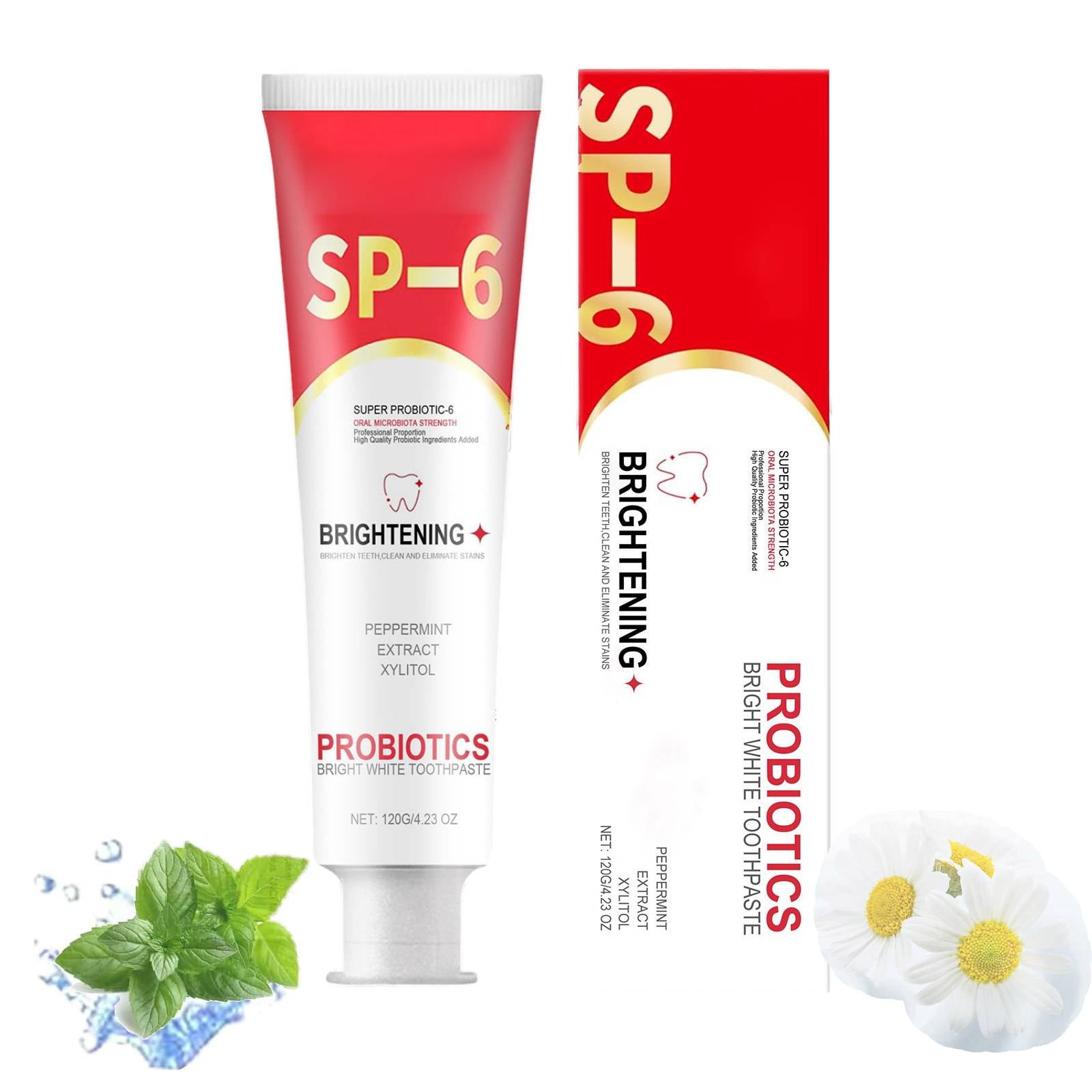 Sp-6 Ultra Whitening_Probiotics_Toothpaste, Bright White Toothpaste ...