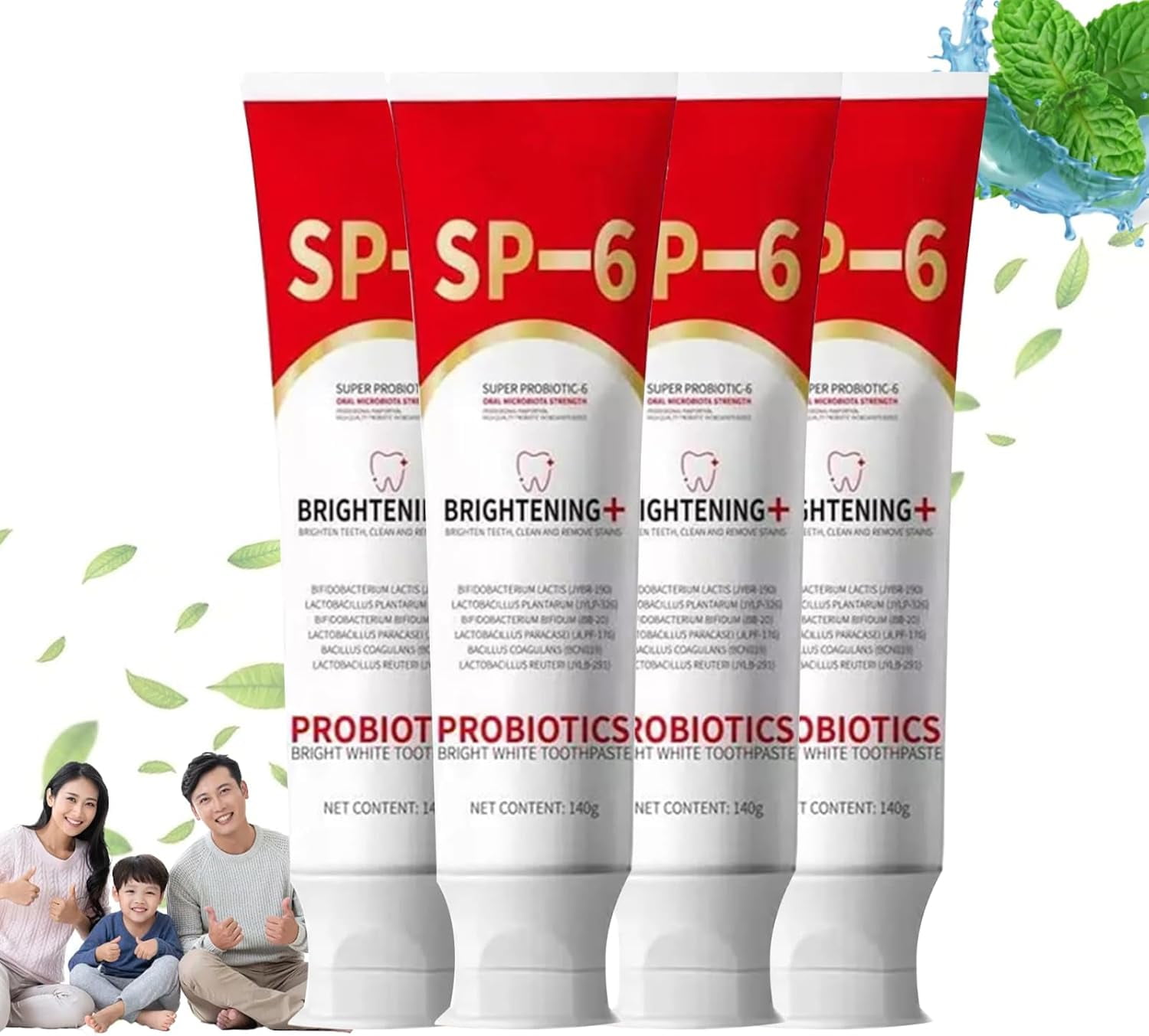 Sp-6 Ultra Whitening Toothpaste, SP6 Probiotics Bright White Toothpaste ...