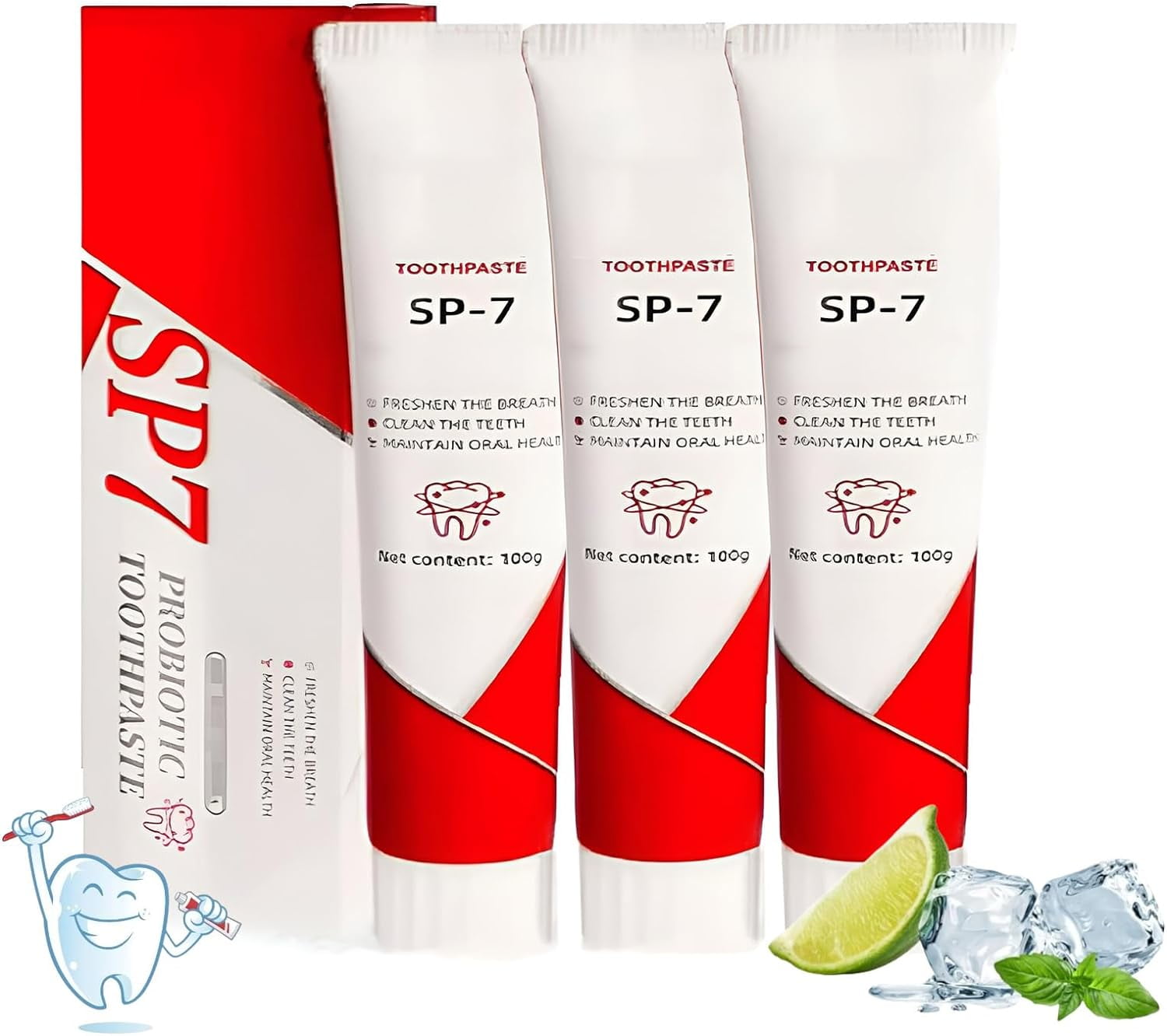 Sp-7 Probiotic Toothpaste, SP 7 Ultra Probiotic Fresh Sp7 Toothpaste ...