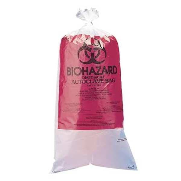 Sp Scienceware Autocl Biohazard Bags,10 gal,Clear,PK100 F13162-0009 ...
