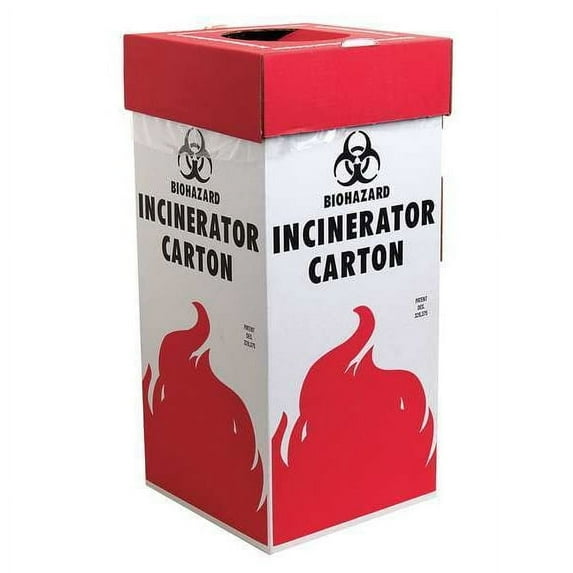 Sp Scienceware Biohazard Incinerator Carton,16 gal,PK6 F13205-0001 ...