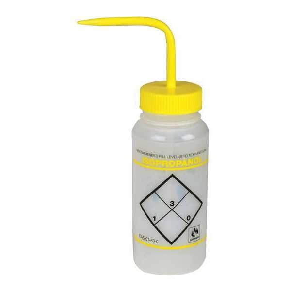 Sp Scienceware Wash Bottle,Std,16 oz,Isopropanol,Yw,PK6 F11646-0624 ...