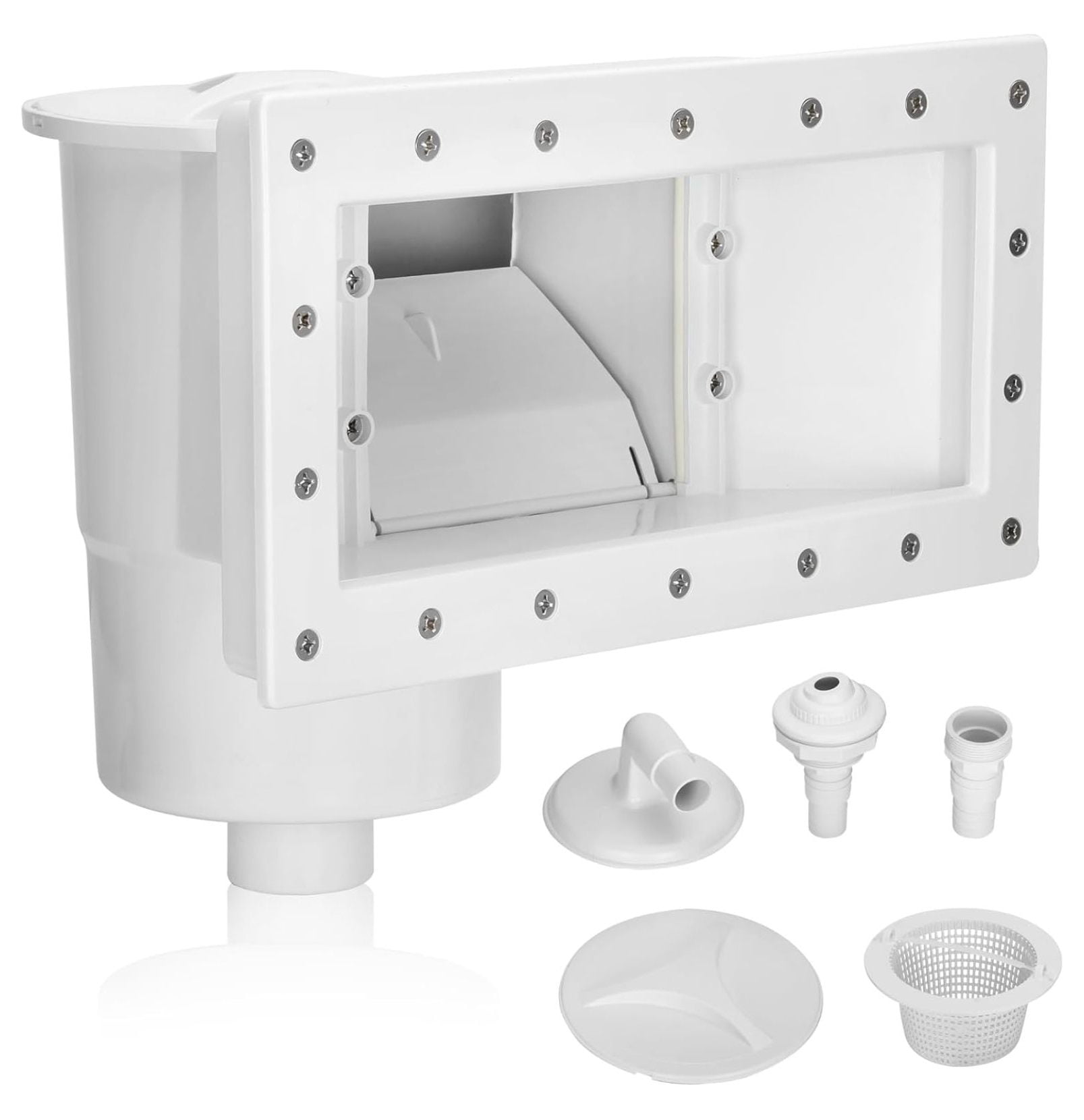 Sp1091wm Thru-Wall Skimmer Kit, L14″× W7.7″, Wide Mouth Wall Skimmer ...