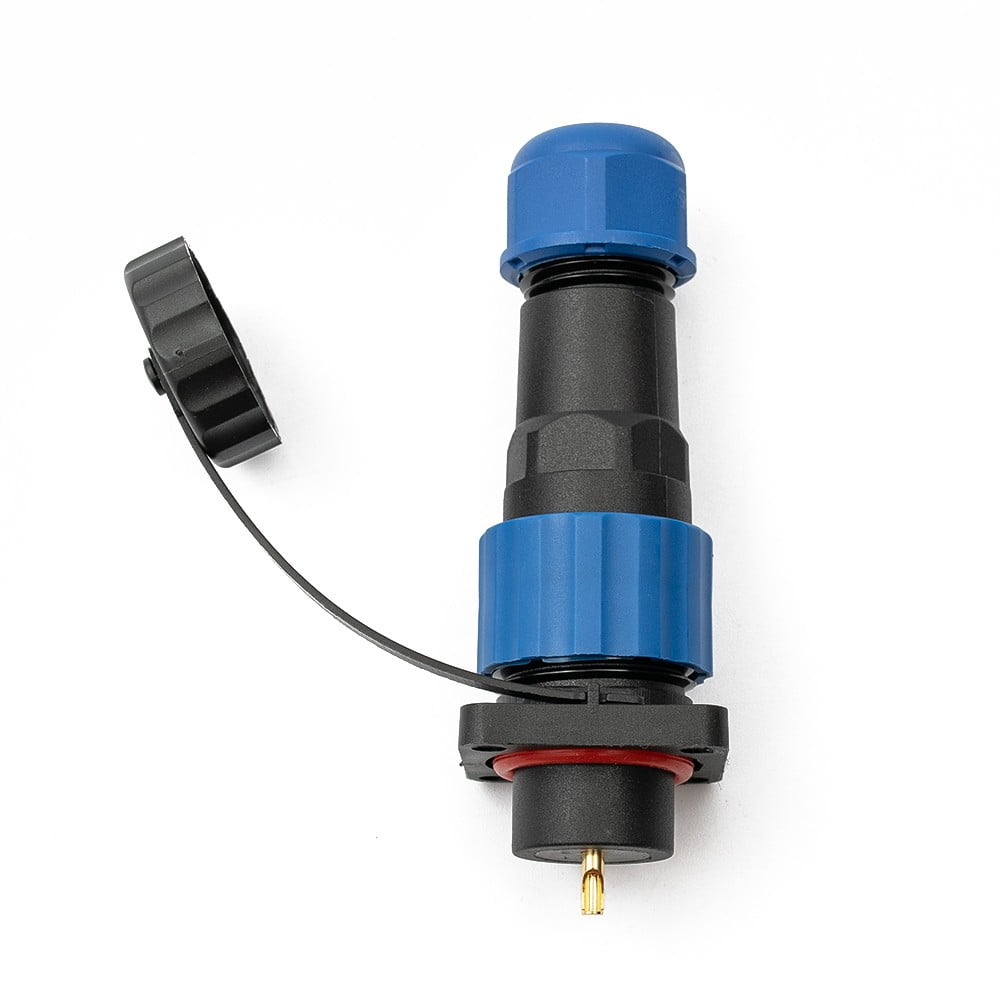 Sp16 Square Panel Mount Ip68 Waterproof & Socket Circular Connector 2 ...