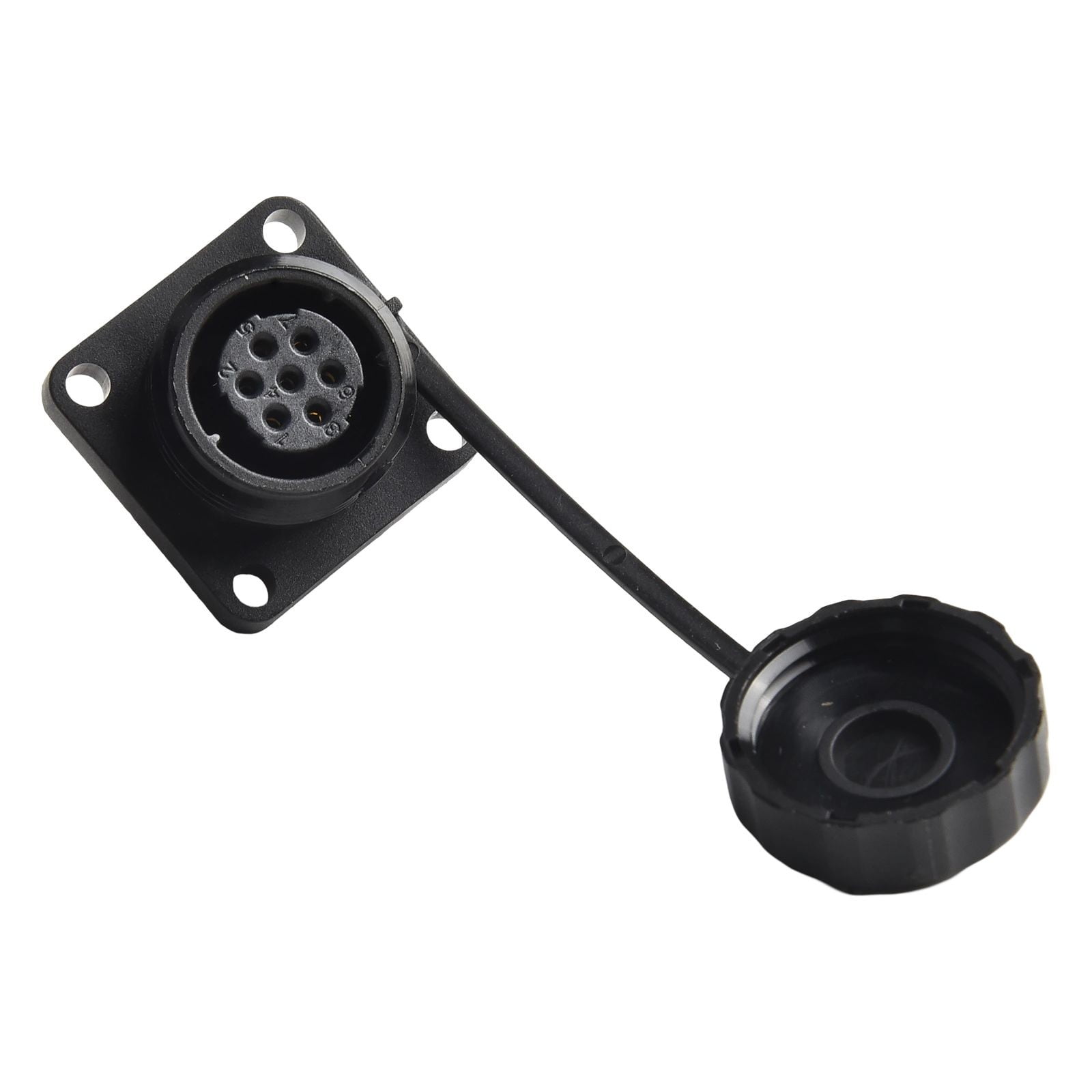 Sp16 Square Panel Mount Ip68 Waterproof & Socket Circular Connector 2 ...