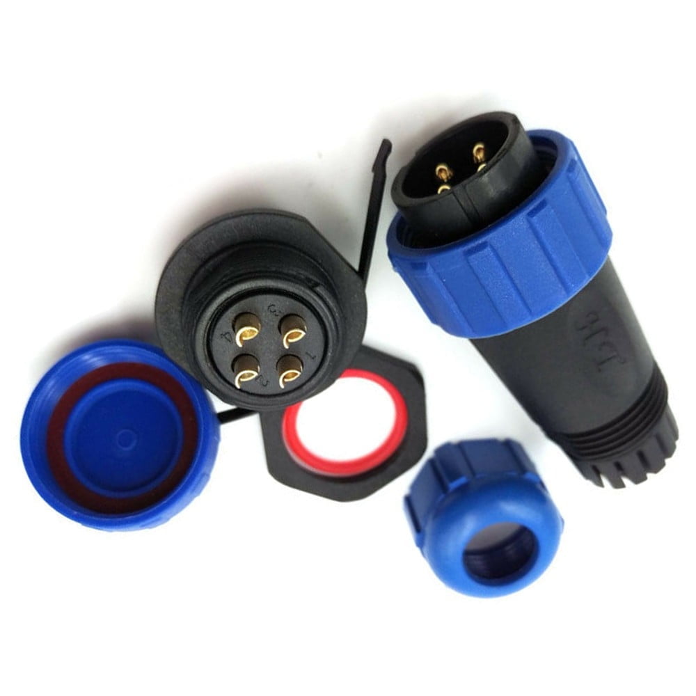 Sp21 4Pin Waterproof Aviation Cable Connector,Power Connector Plug ...