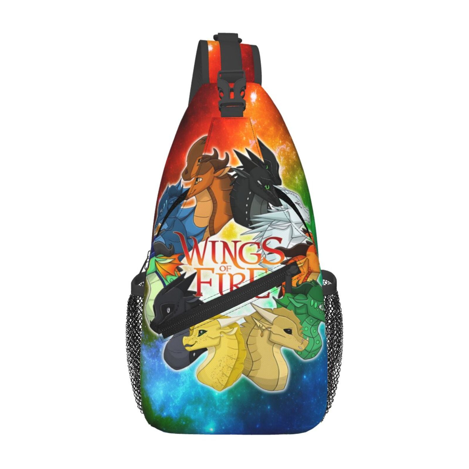 Wings Dragon Fire Crossbody Sling Backpack For Women Men Gifts ...