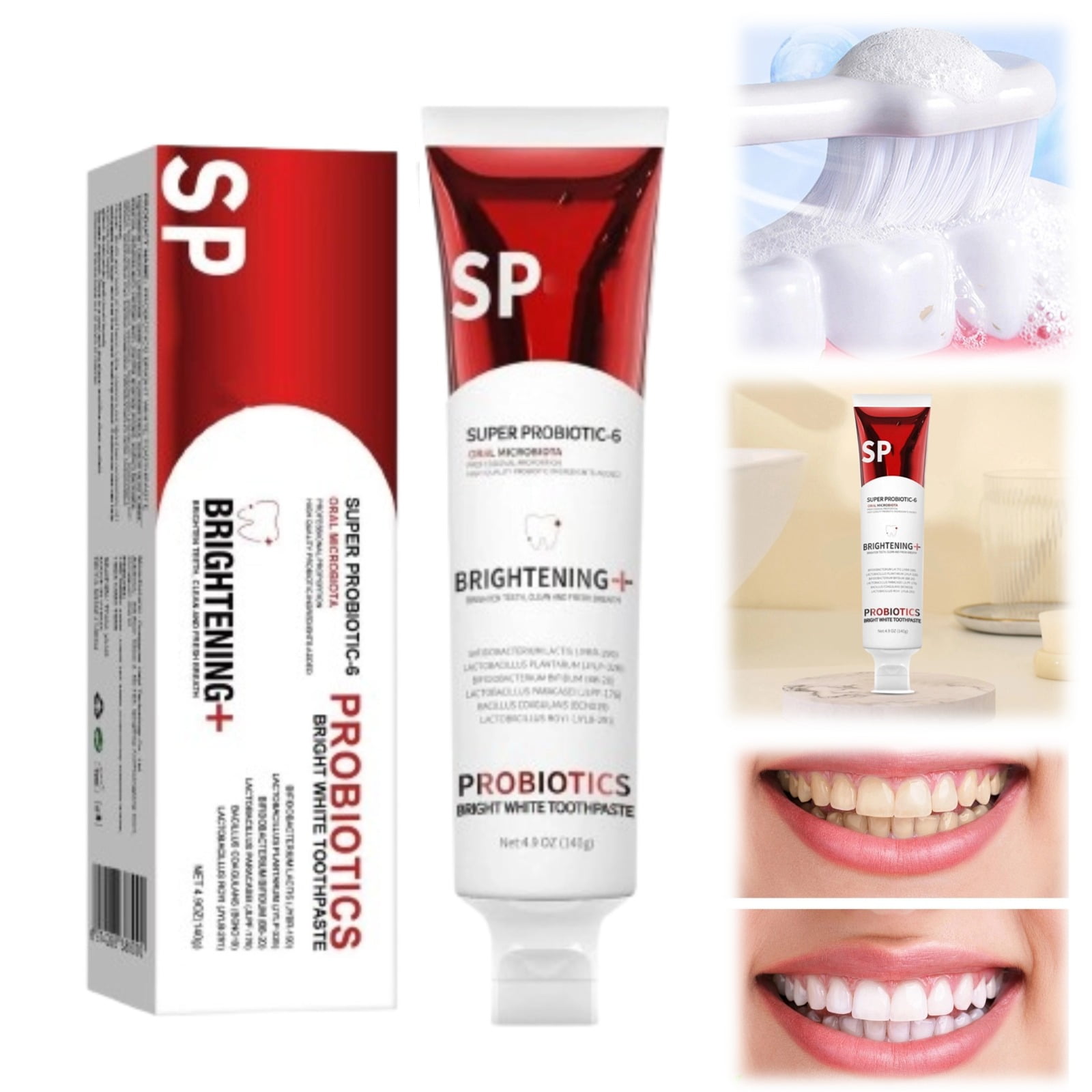 Sp6 Probiotic Toothpaste, Sp 6 Toothpaste, Sp-6 Ultra Whitening ...