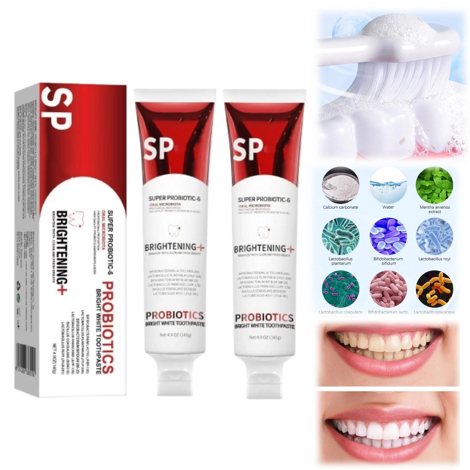 Sp6 Probiotic Toothpaste Whitening, Sp 6 Probiotic Toothpaste Whitening ...