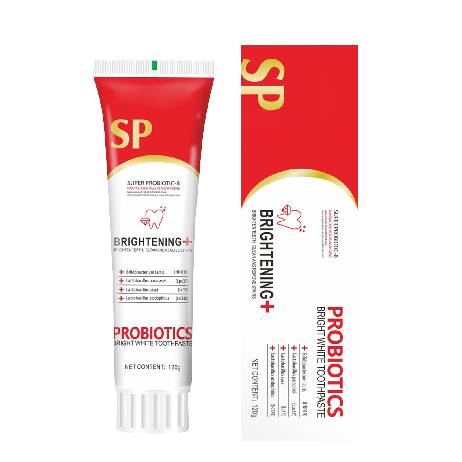 Sp8 Toothpaste, SP8 Ultra Toothpaste, Sp-8 Pasta Dental, Sp-8 Probiotic ...