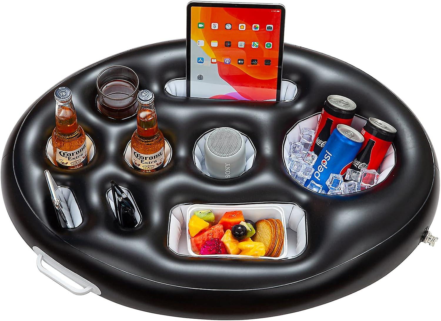 Spa Bar Hot Tub Drinks Holder, Inflatable Swimming Pool Floats - Pool ...
