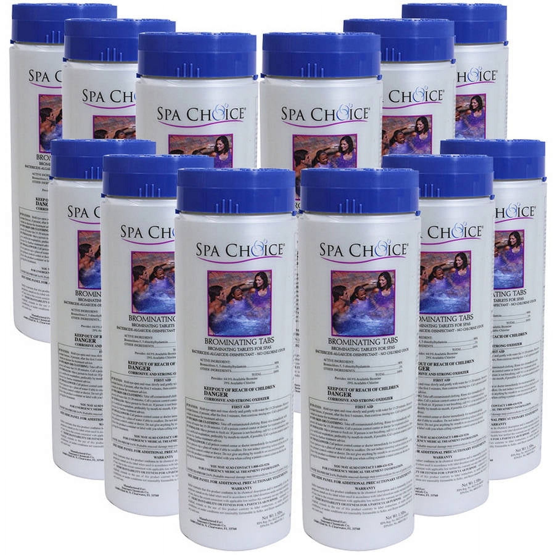 Spa Choice Brominating Bromine Tabs for Spas and Hot Tubs, 1.5-Pounds ...