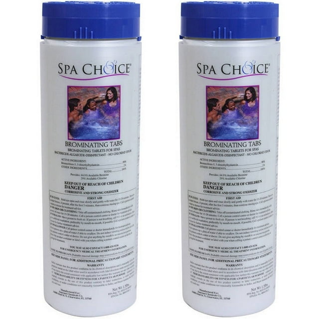 Spa Choice Brominating Bromine Tabs for Spas and Hot Tubs, 1.5-Pounds ...