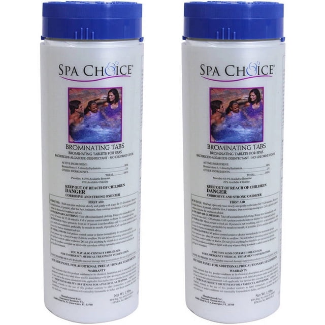 Spa Choice Brominating Bromine Tabs for Spas and Hot Tubs, 1.5-Pounds ...