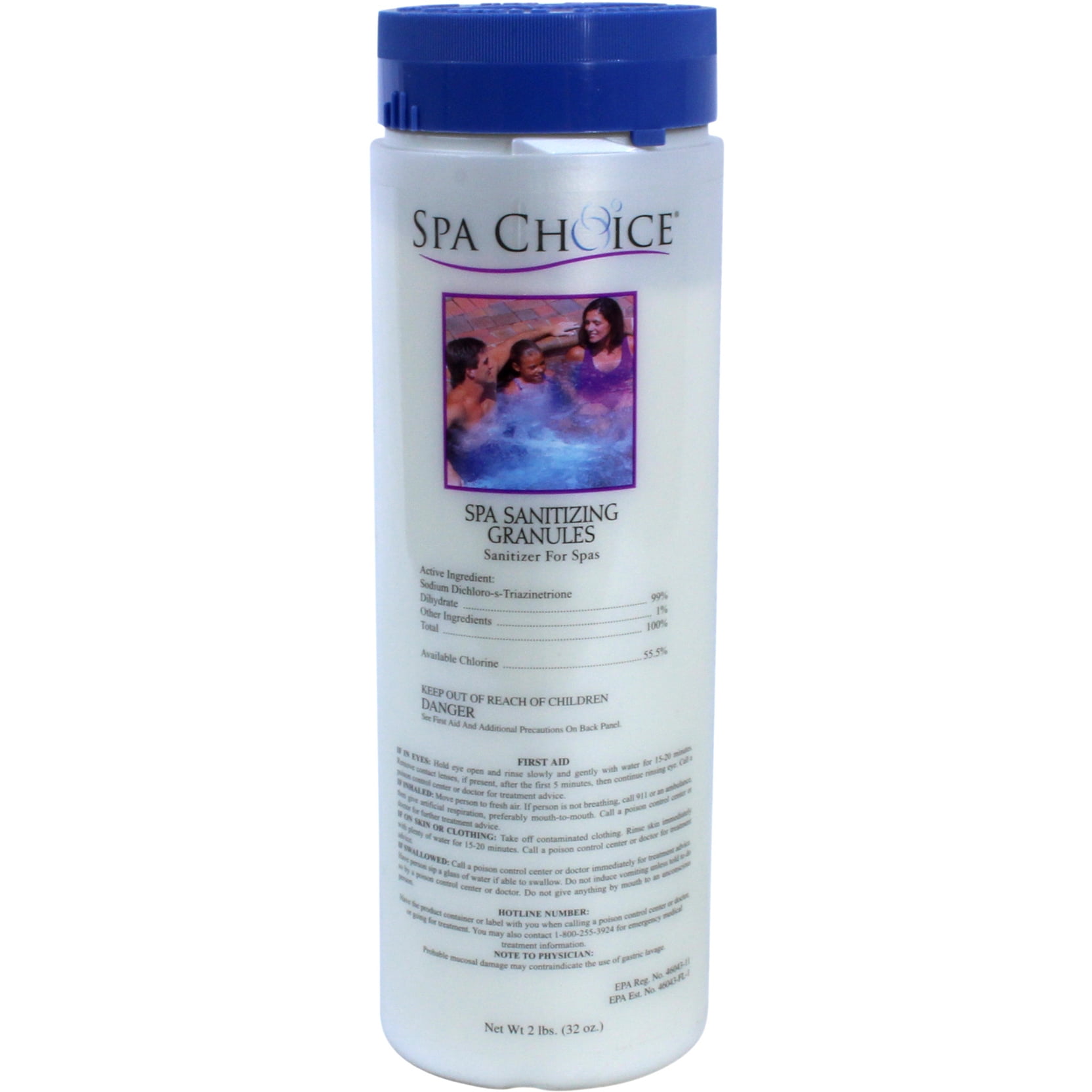Spa Choice Sanitizing Granules for Spas and Hot Tubs, 2-Pounds ...