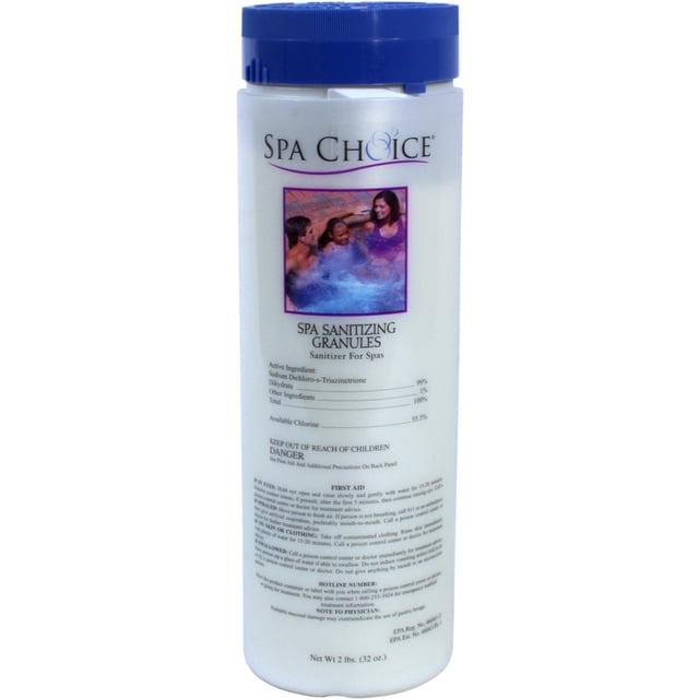Spa Choice Sanitizing Granules for Spas and Hot Tubs, 2-Pounds ...