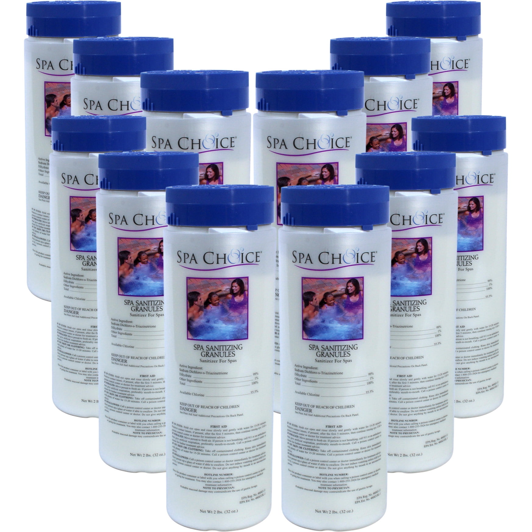 Spa Choice Sanitizing Granules for Spas and Hot Tubs, 2-Pounds ...