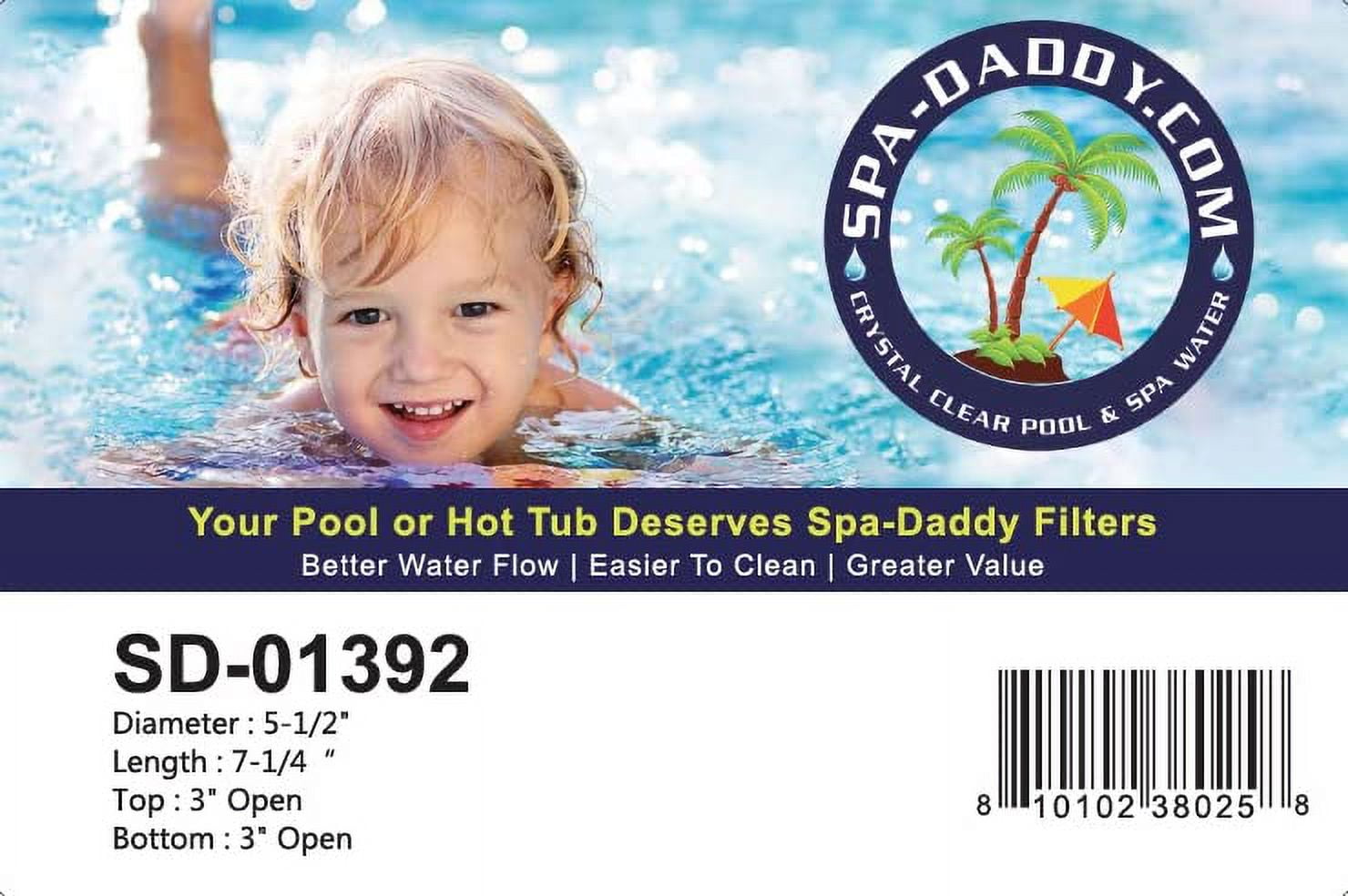 Spa-Daddy SD-01392 Filter - Dream Maker Aquarest Spa Replaces PDM28 ...