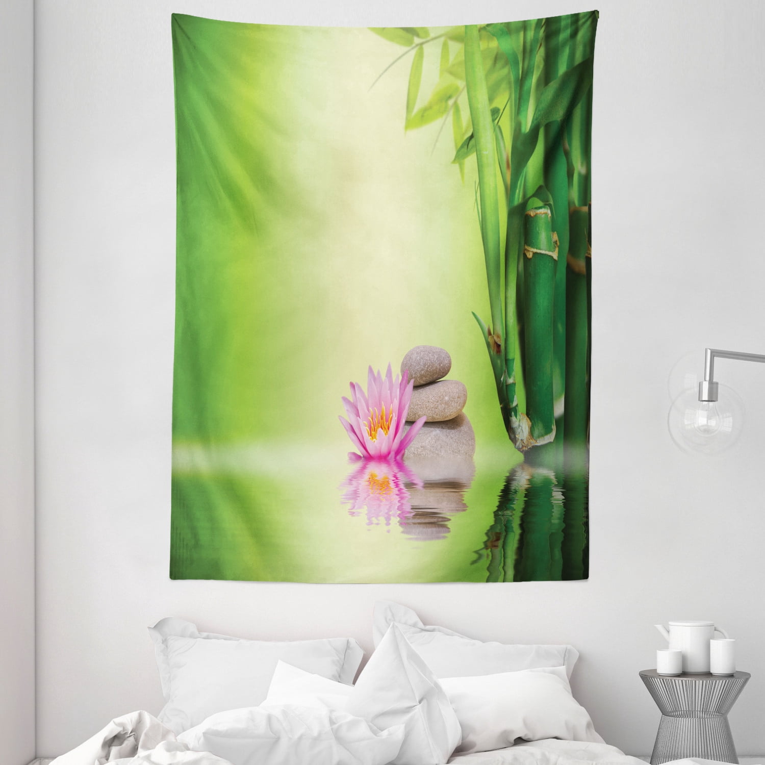 Spa Decor Wall Hanging Tapestry, Zen Garden Asian Self-Control ...