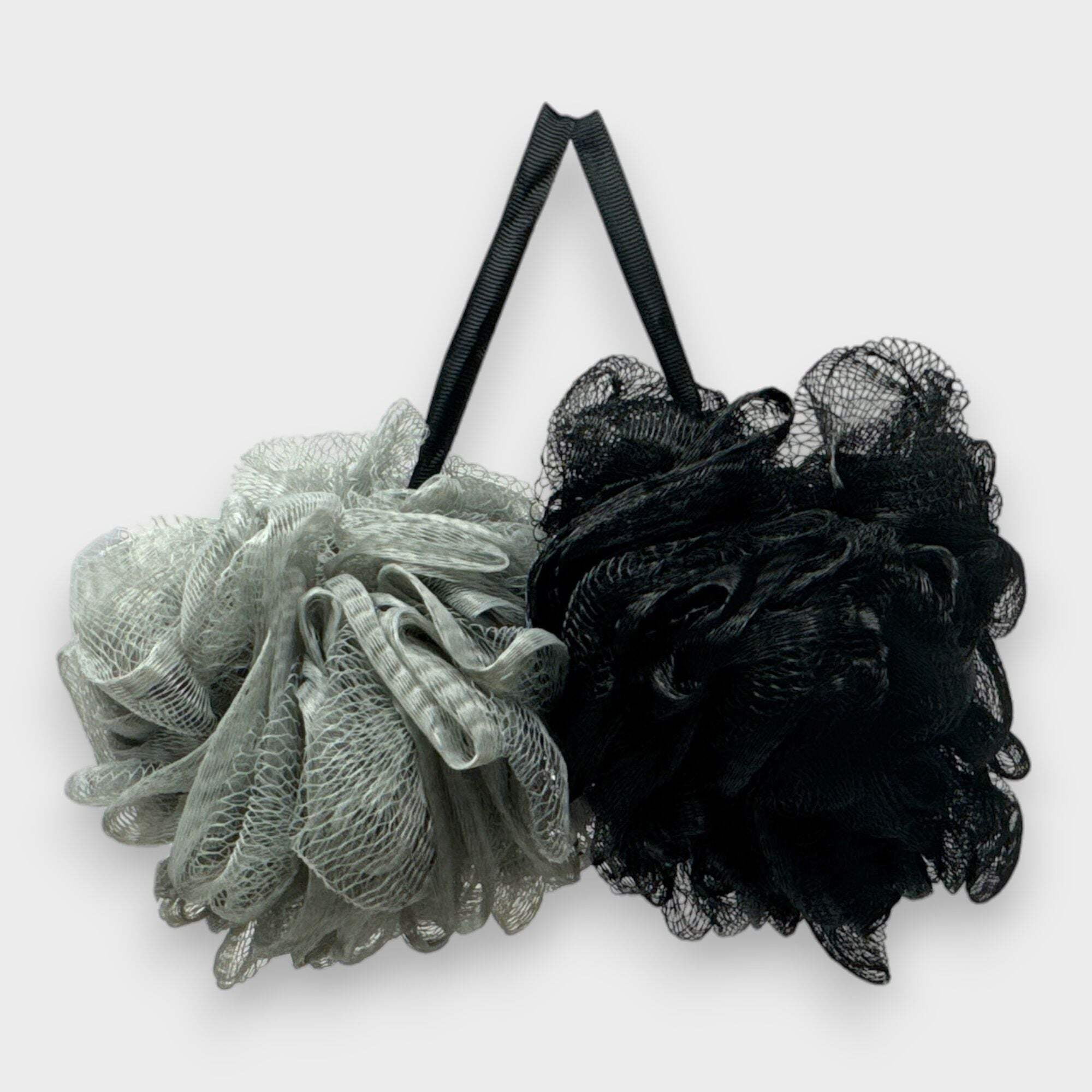 Spa Essentials Large Bath Loofahs - Extra Foaming Jumbo Shower Poufs ...