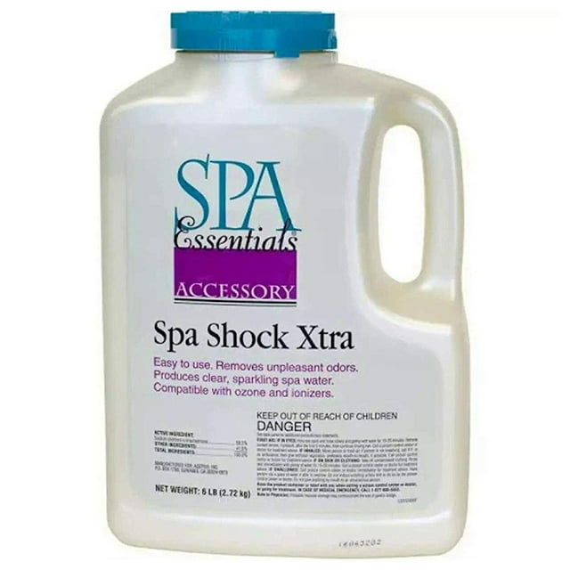 Spa Essentials 6-Pound Chlorine Shock Xtra for Spa/Hot Tub, Multi ...