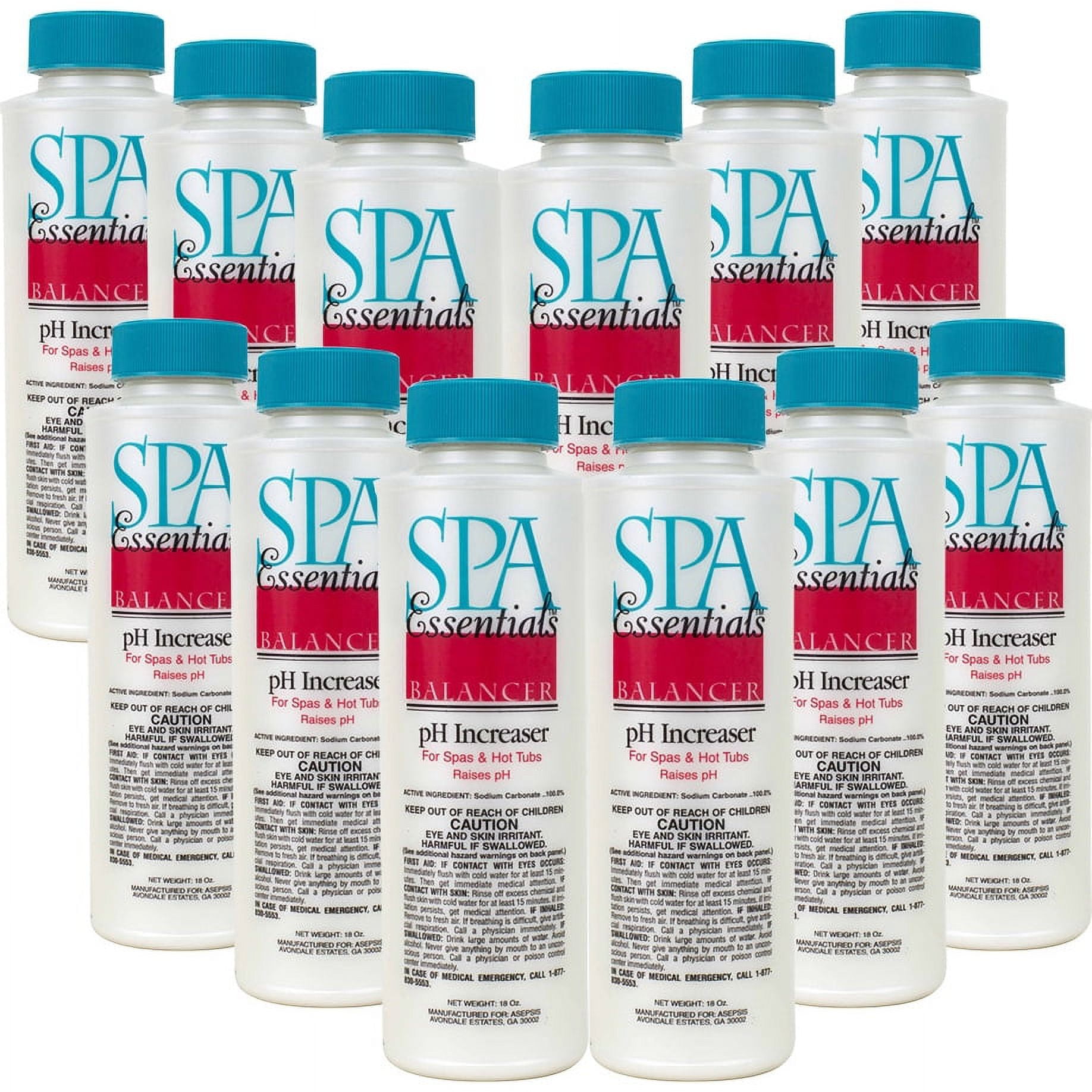 Spa Essentials pH Increaser Granules for Spas and Hot Tubs, 18-Ounces ...