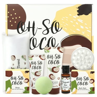 Spa Bath Gift Sets for Women, 8 Pcs Rose Scent Gift Baskets for Mom ...