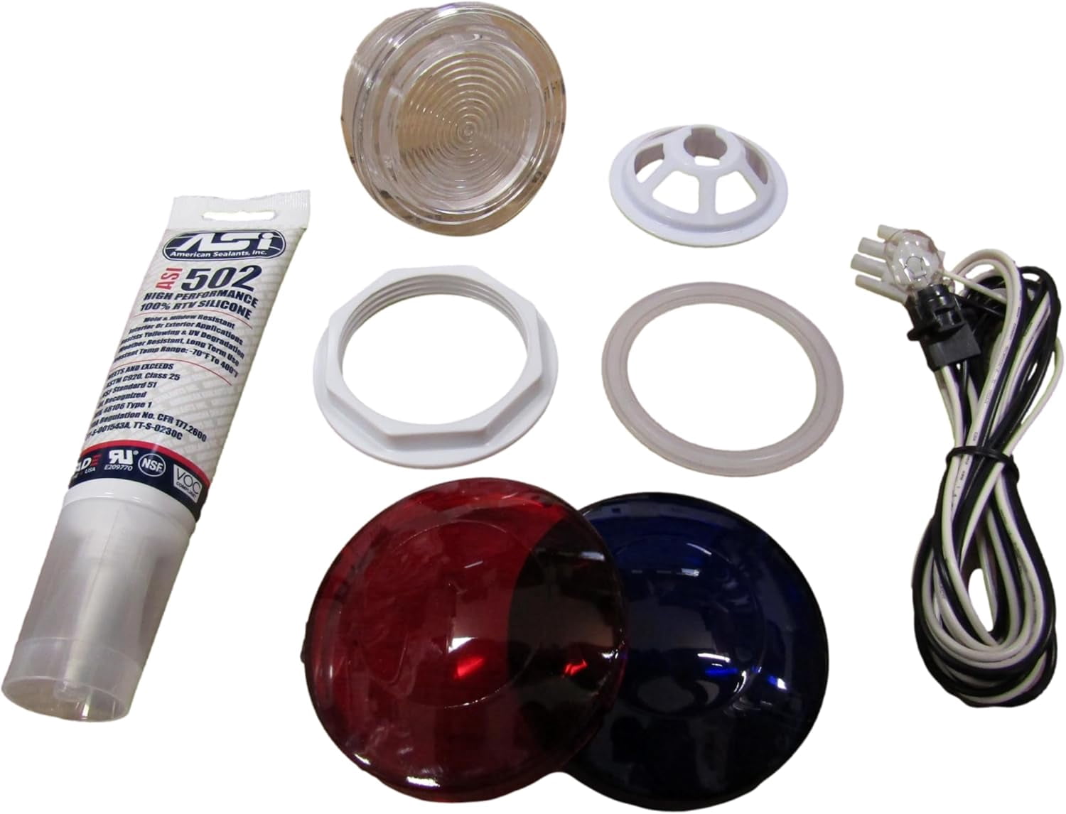 Spa Hot Tub Clear Light Lens 3 1/4" Face 2 1/2" Hole How to Video ...