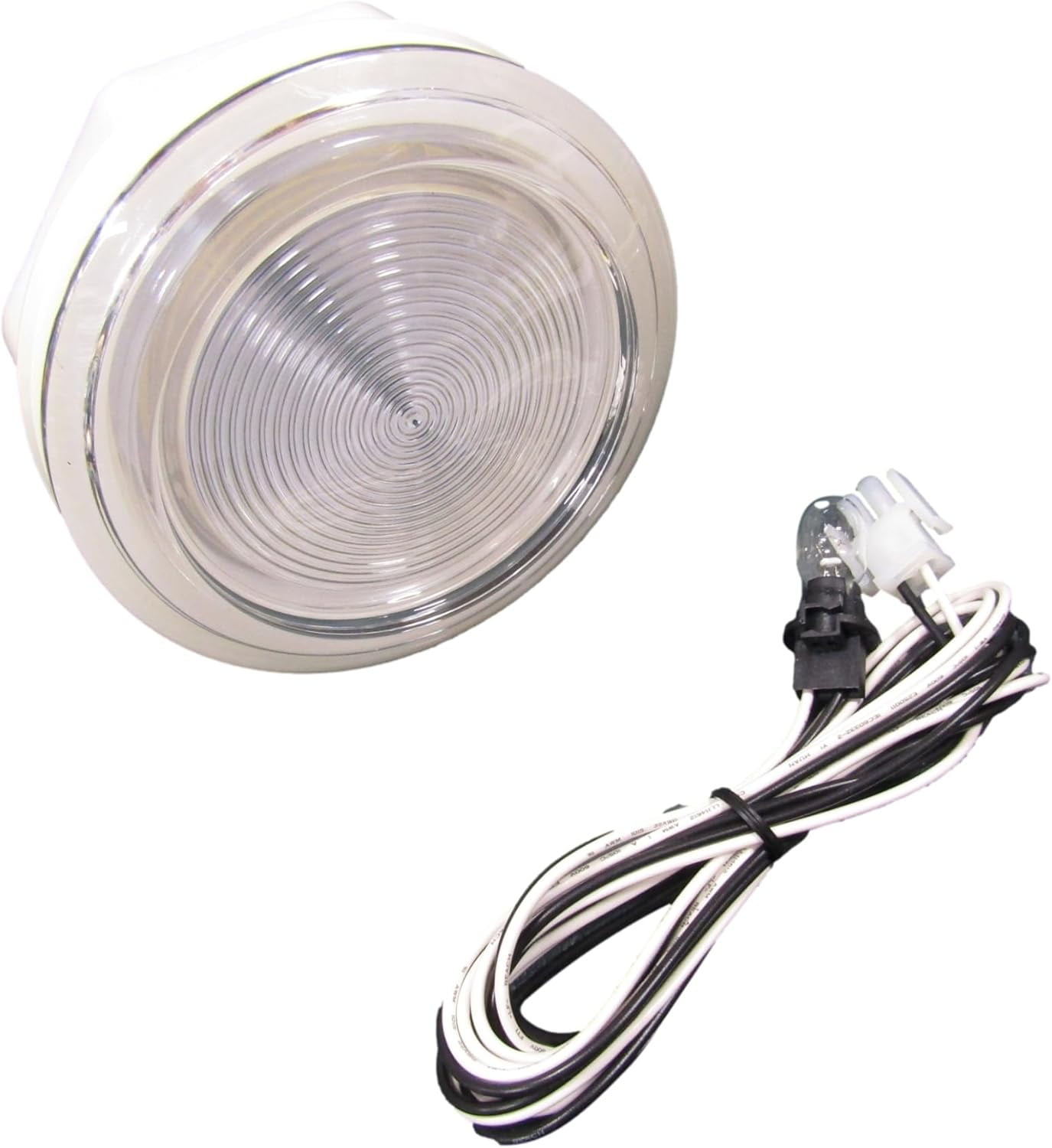Spa Hot Tub Clear Light Lens 5" Face 12V Bulb & Wire Waterway How to ...