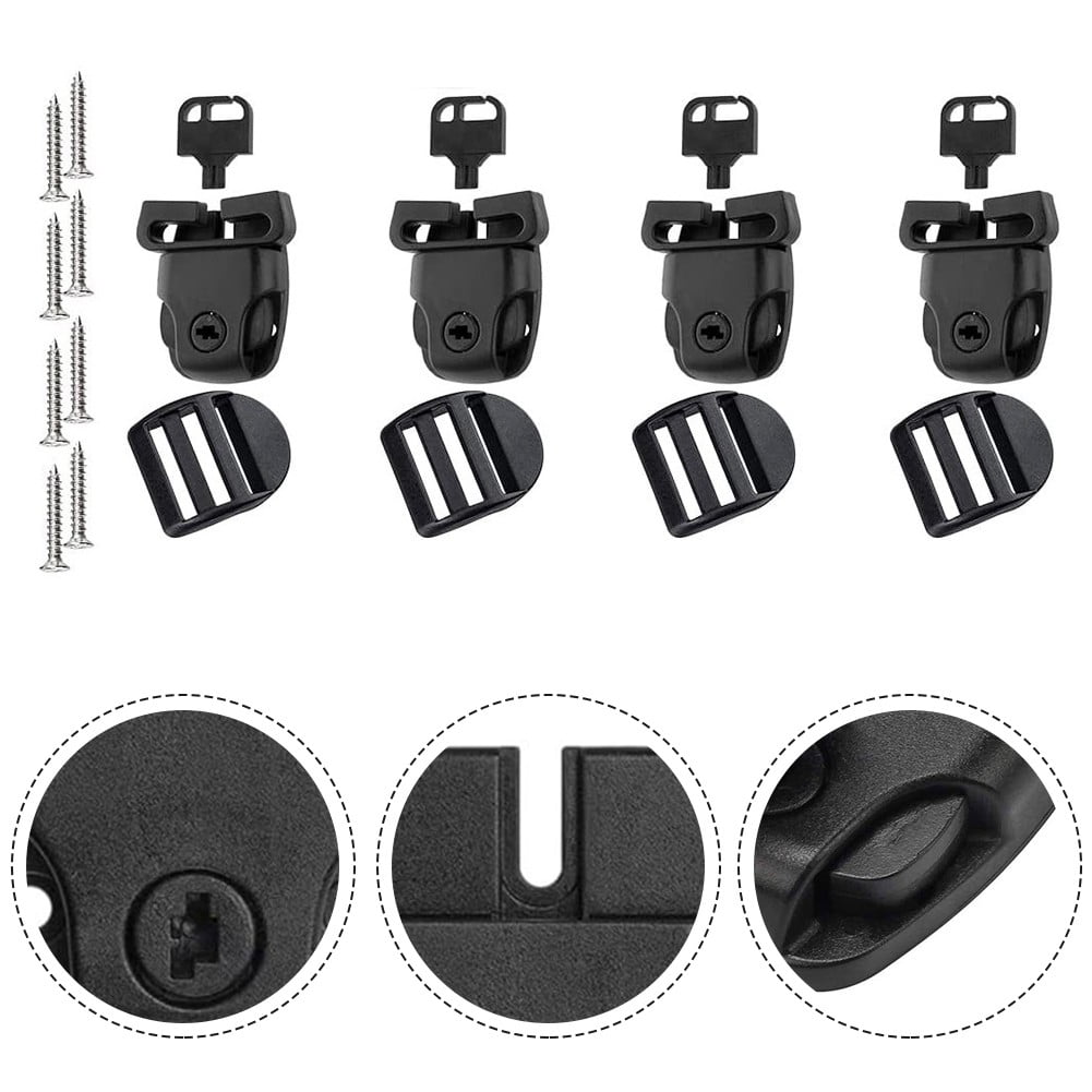 Spa Hot Tub Cover Broken Latch Repair Kit Clip Lock with key And screws ...