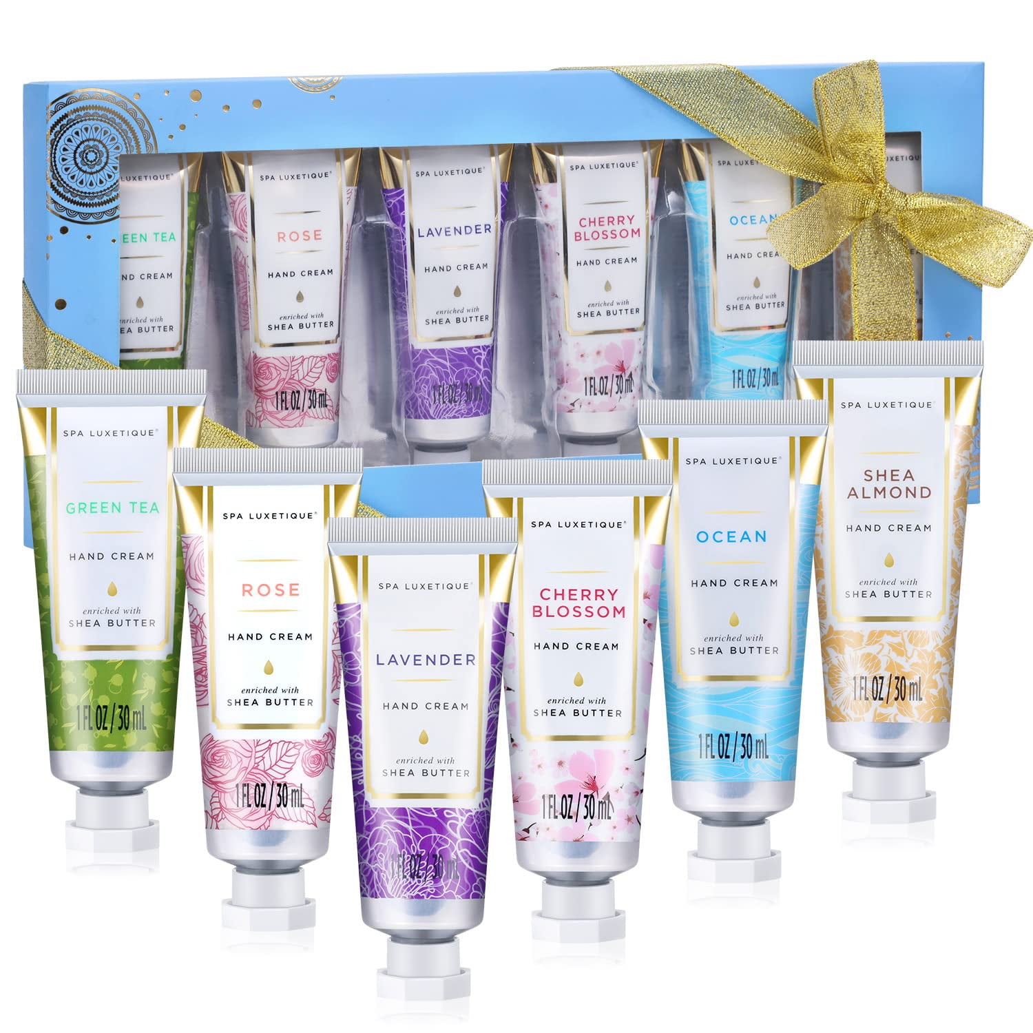 Spa Luxetique Hand Cream Gift Sets - Travel Size Hand Lotion with ...