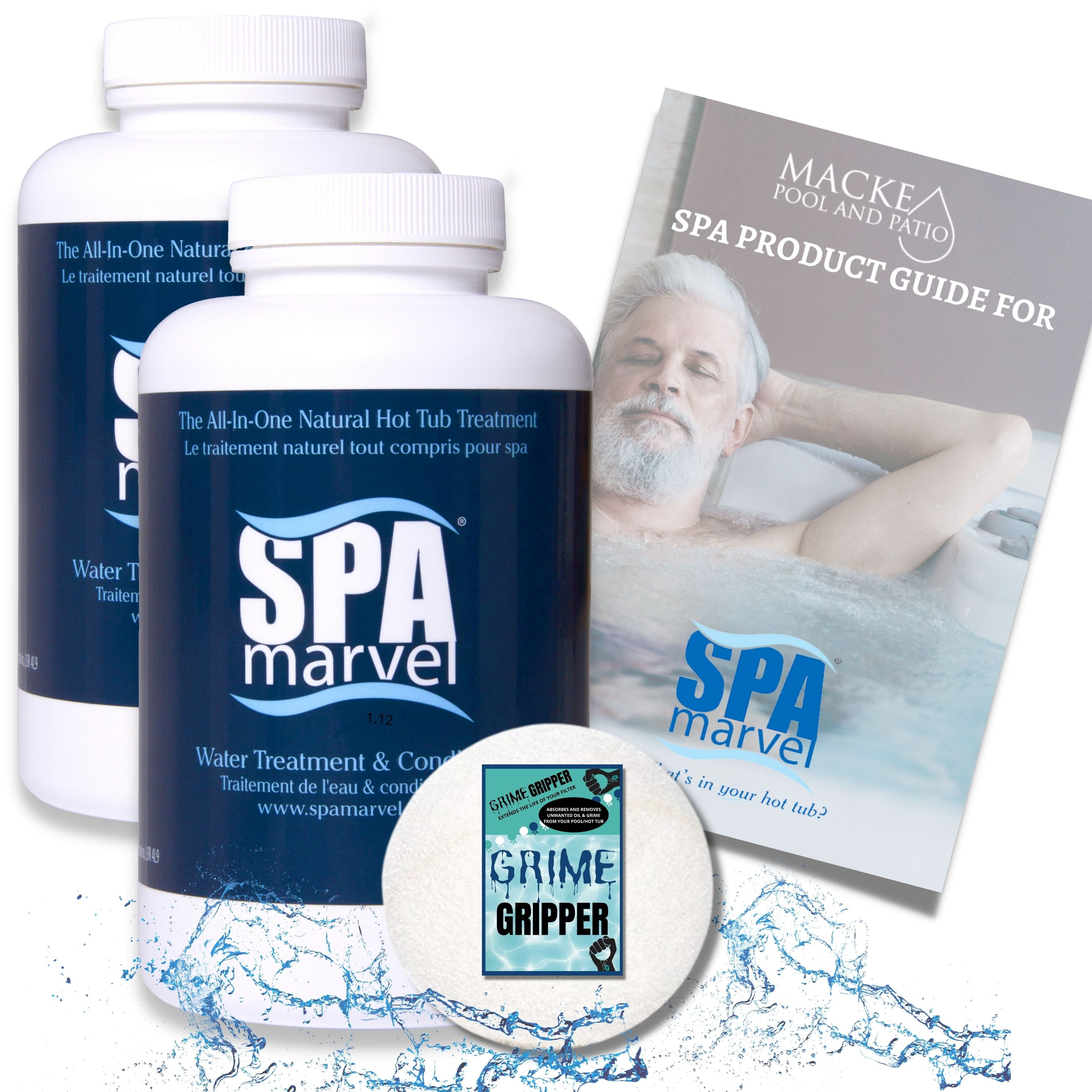 Free Shipping! Spa Marvel 2 Pack Water Treatment & Conditioner with ...