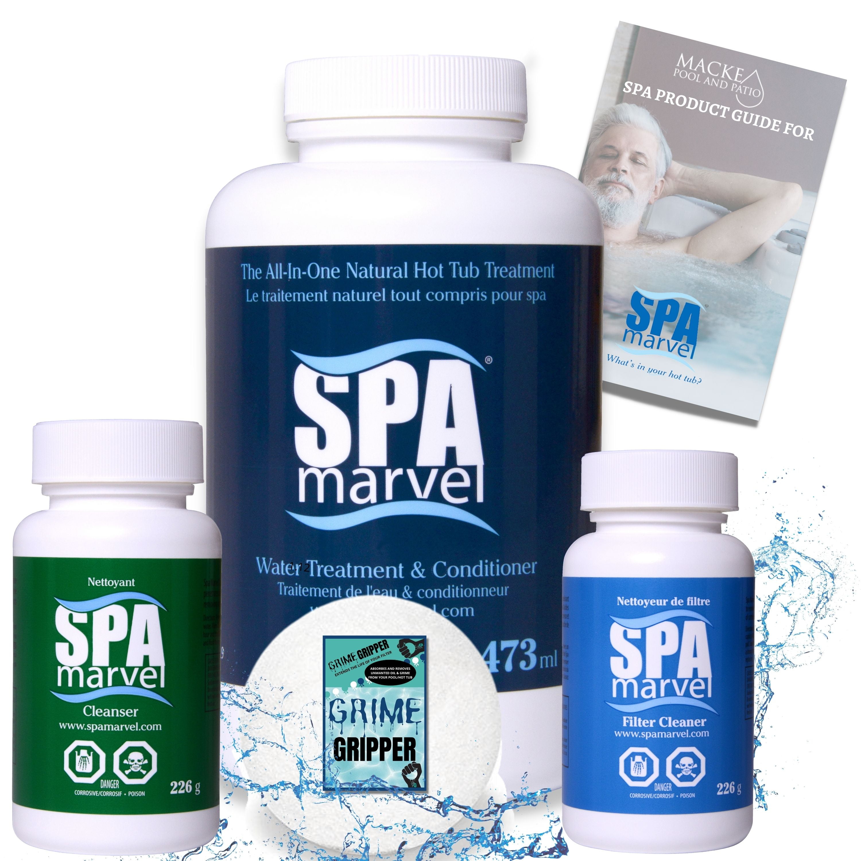 Spa Marvel Treatment & Conditioner, Spa Marvel Cleanser & Spa Marvel ...