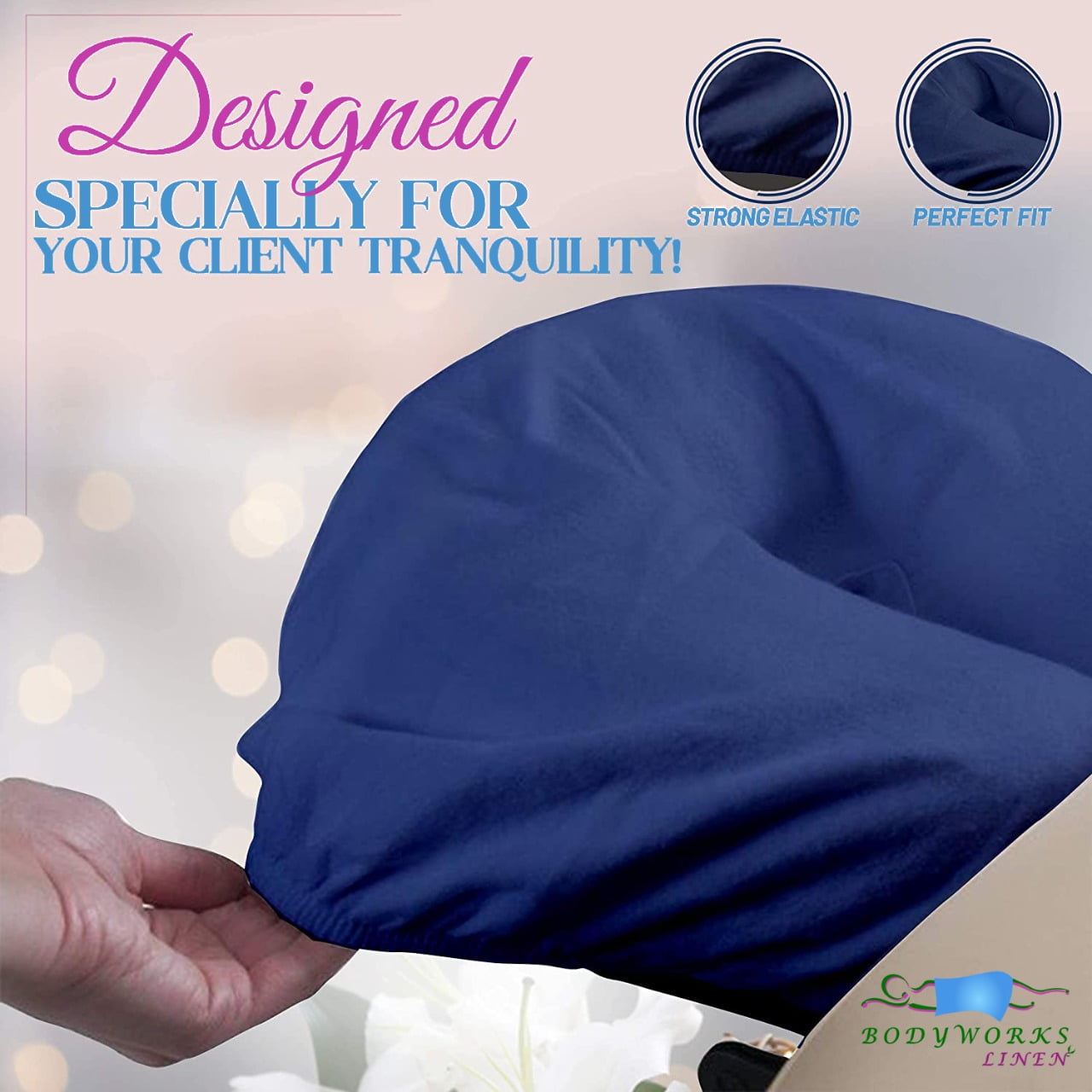 Spa Massage Table Flannel Pillow Protectors Covers 3 Pieces Pack White ...