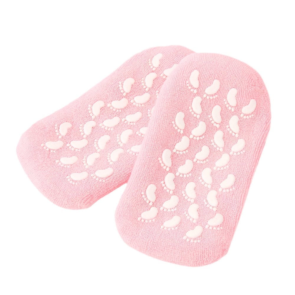 Spa Moisturizing Gel Socks for Dry Feet Ankles Cracked Heel Repair ...